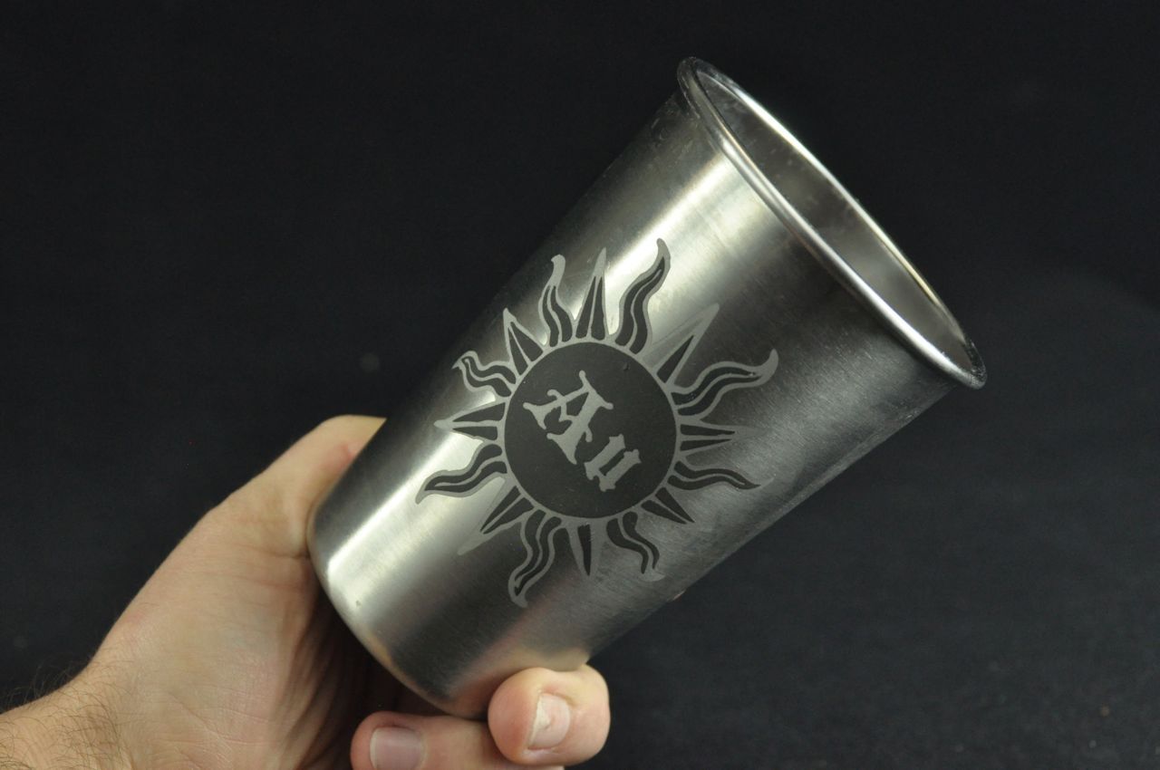 Sandblasted Steel Beer Pint : 6 Steps (with Pictures) - Instructables