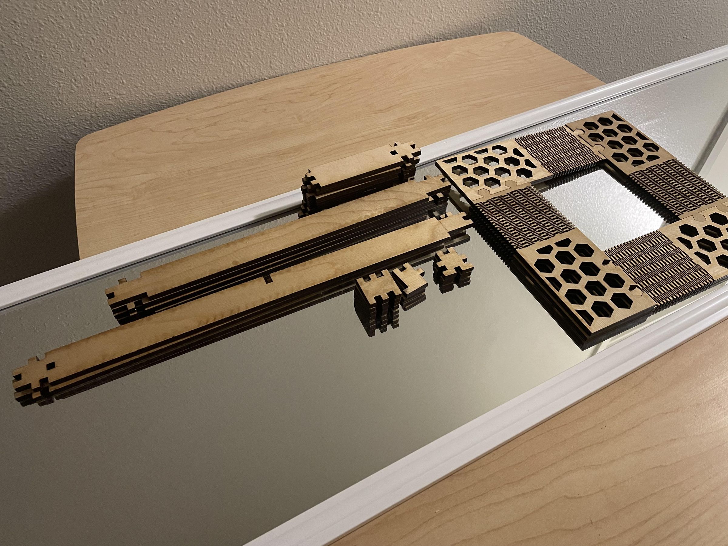 Laser Cut Living Hinge and 3d Tenon Joint Kinetic Sculpture : 3 Steps ...