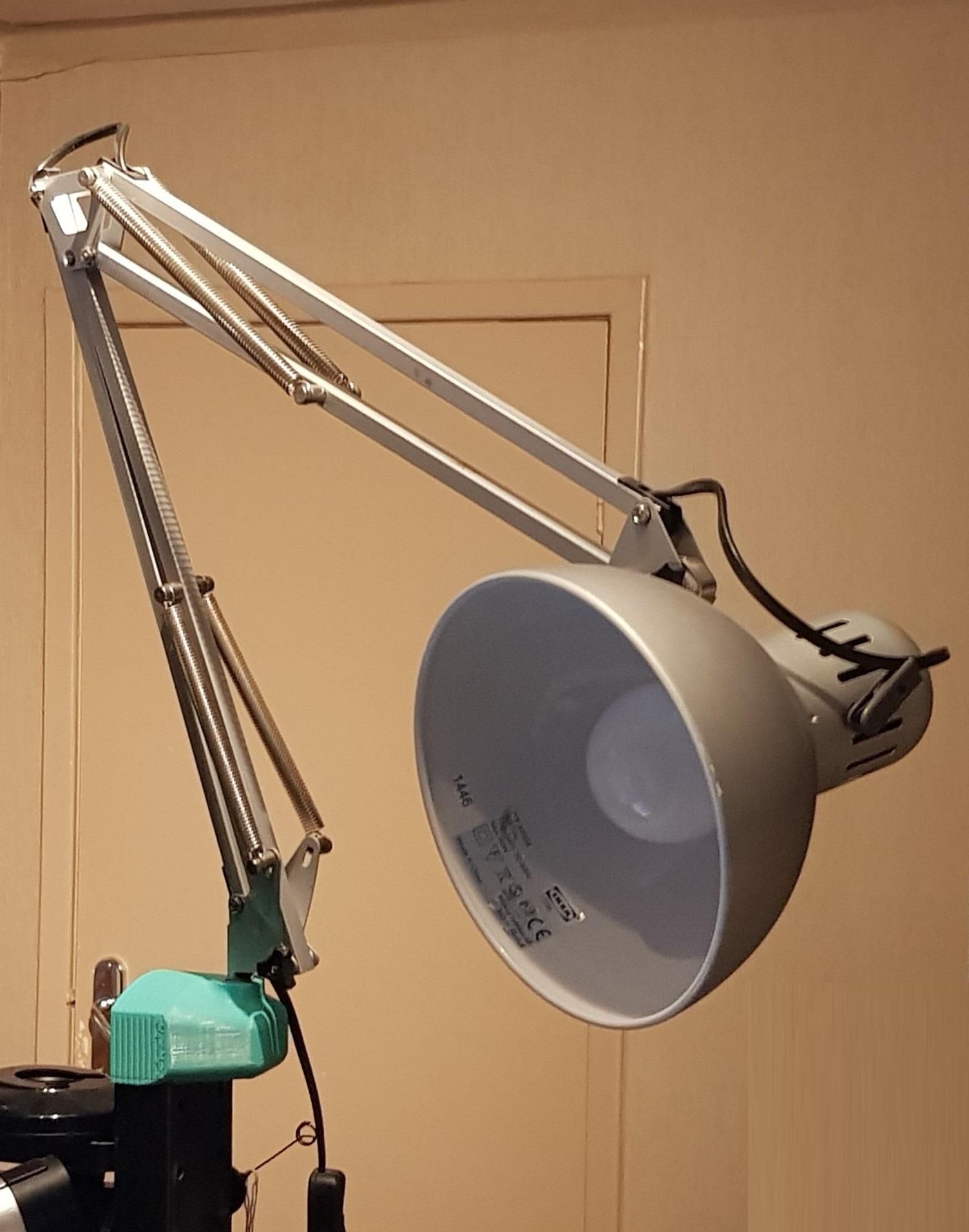 Custom Anglepoise Lamp Mount for IKEA Jerker Desk : 3 Steps (with ...