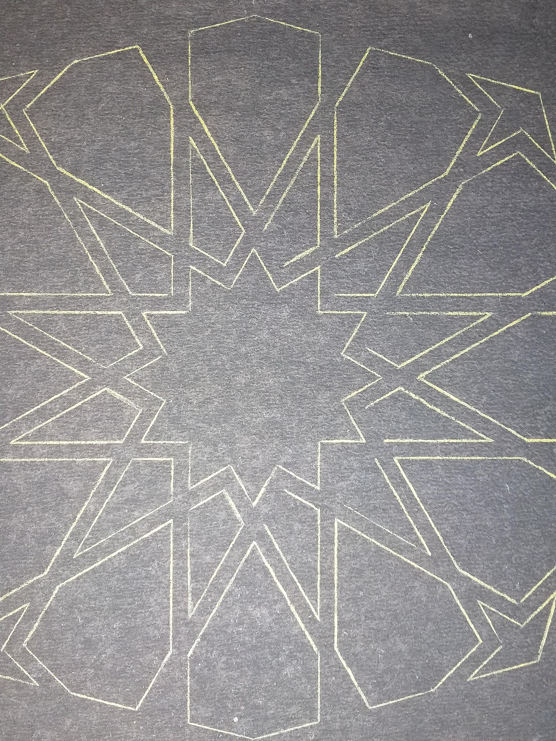 Painting a Geometrical 12 Fold Rosette : 13 Steps - Instructables