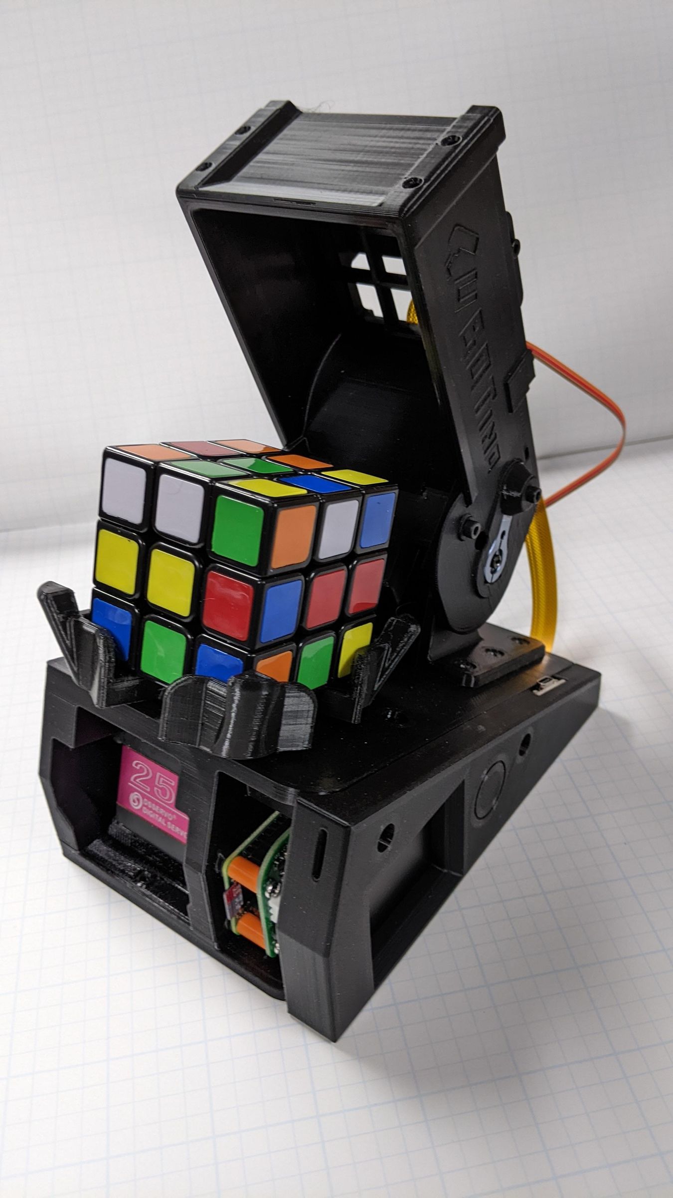 CUBOTino Autonomous: Small, 3D Printed, Rubik's Cube Robot (Raspberry Pi Zero 2, PiCamera) : 12 ...