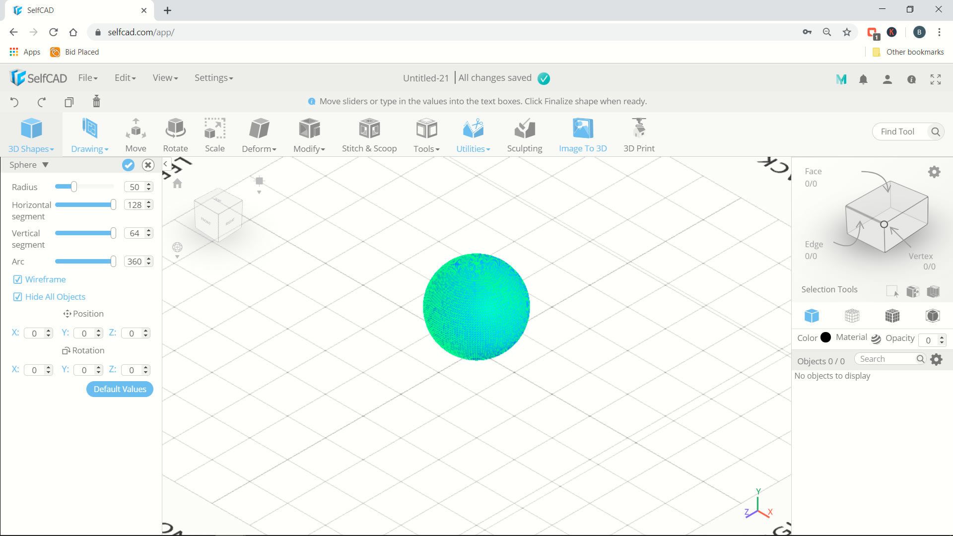 SelfCAD 3D Pumpkin Tutorial : 4 Steps - Instructables