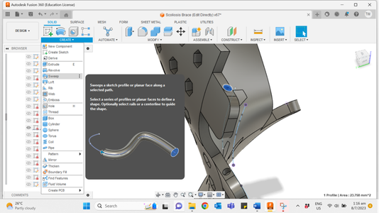 3D Printed Back Brace for Scoliosis : 7 Steps (with Pictures ...