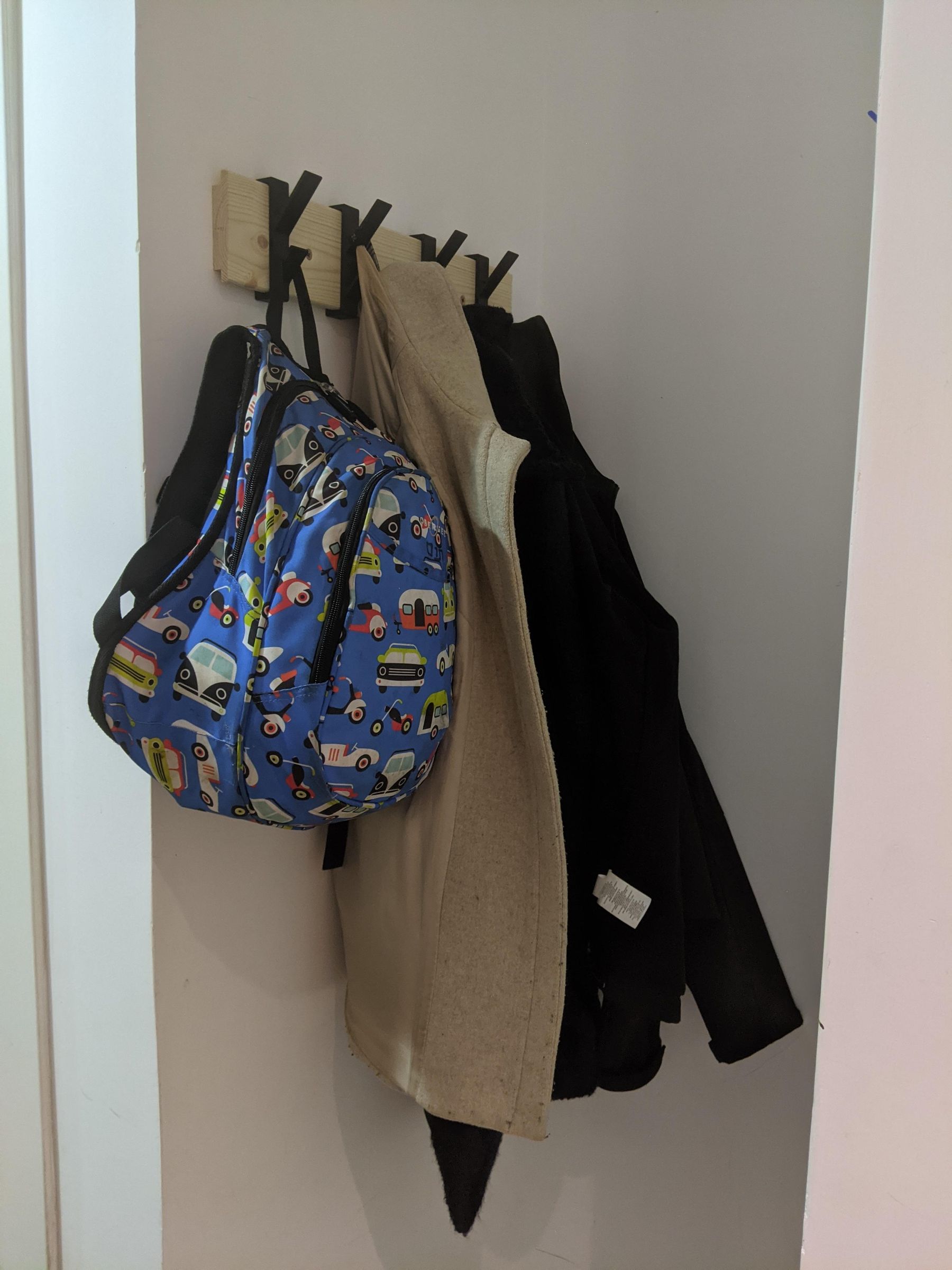 Simple Coat Hangers Made From Wood & 3d Printed Parts : 4 Steps (with ...