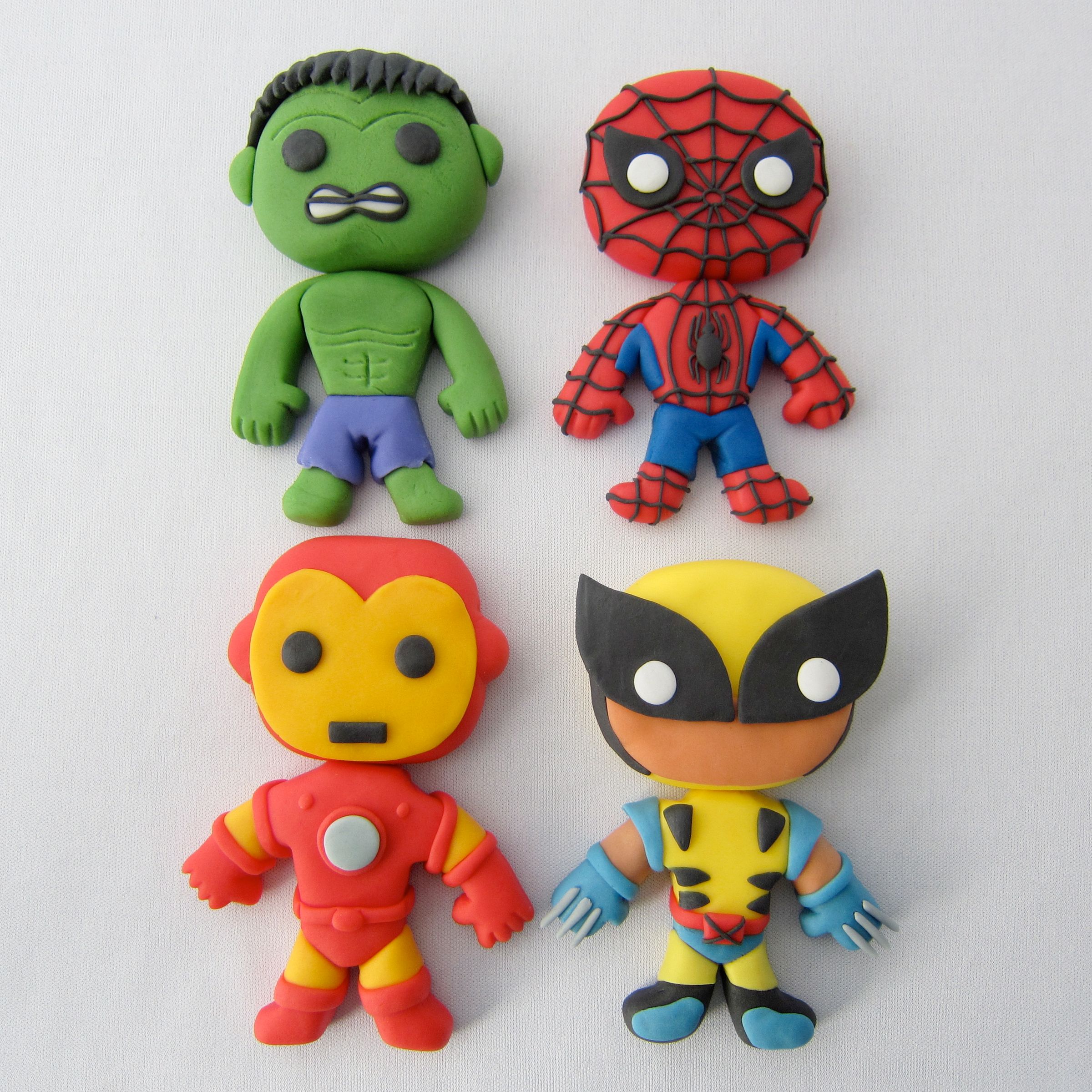 Fondant Marvel Superheroes : 5 Steps (with Pictures) - Instructables