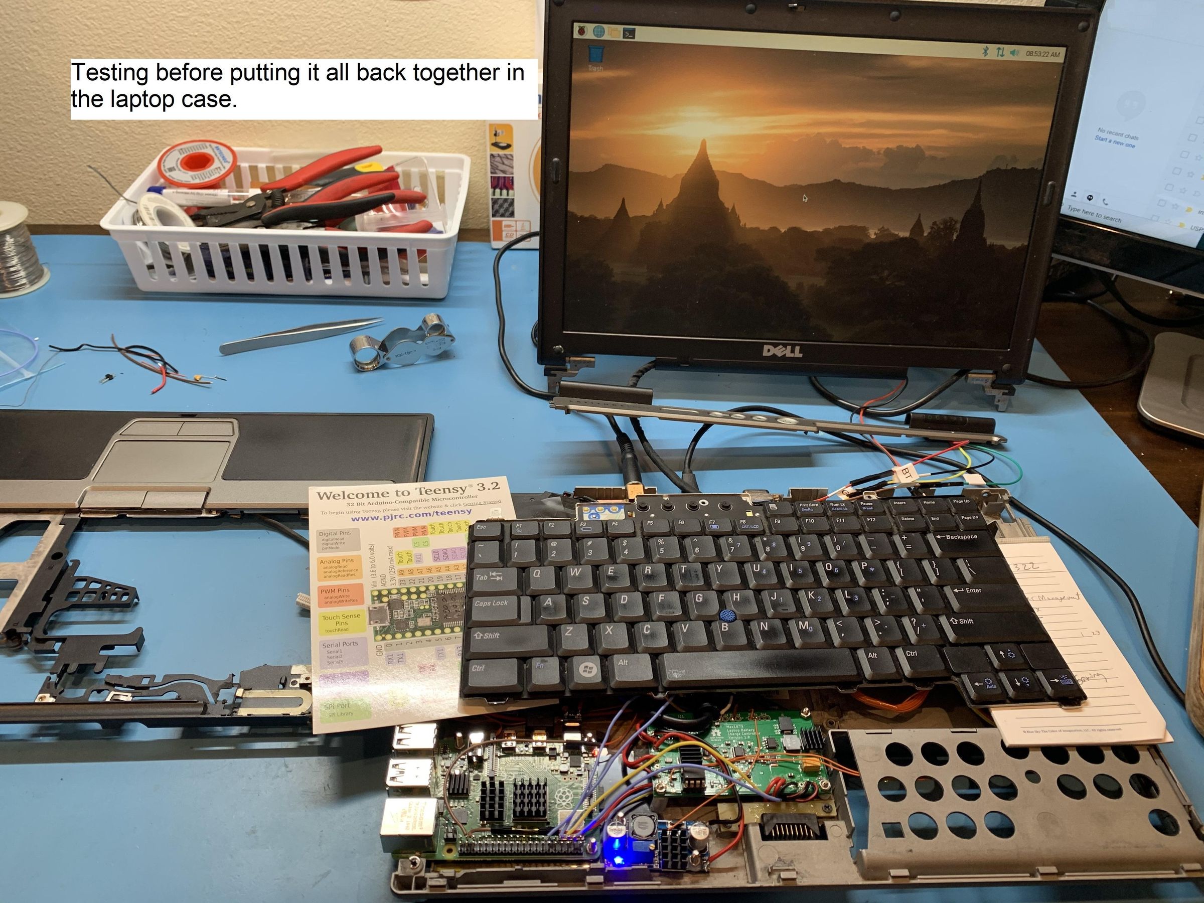 Battery Powered Raspberry Pi in Repurposed Laptop : 16 Steps (with ...