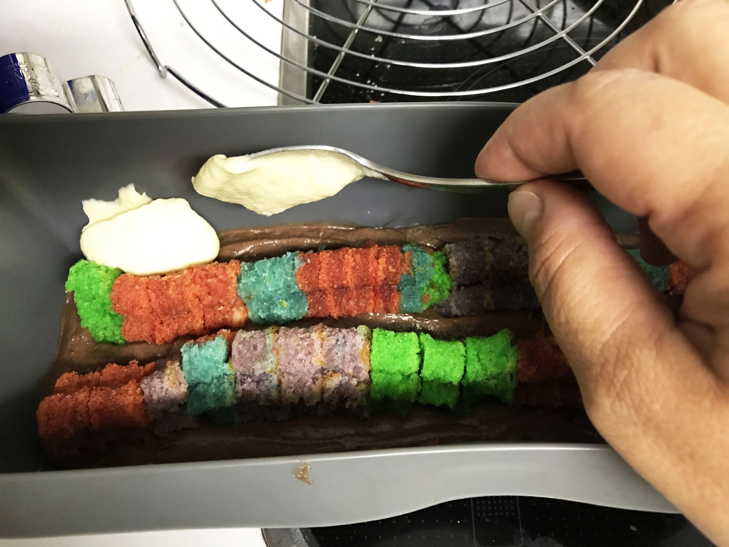 Colorful Marble Cake (not Only for Kids) : 7 Steps (with Pictures ...