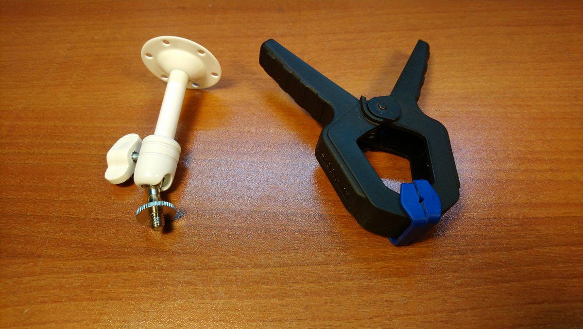 Spring Clamp Phone Holder - Instructables