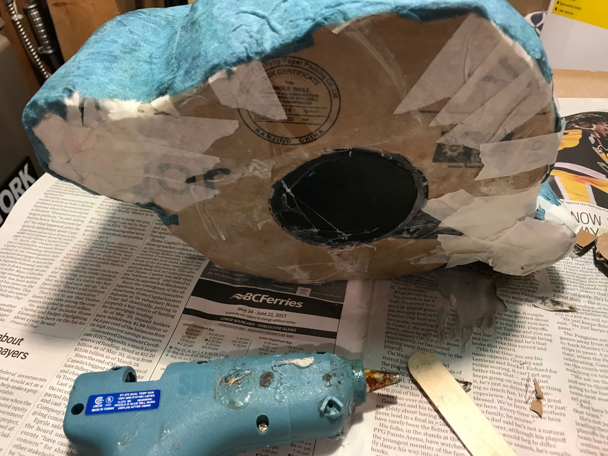 Outdoor Paper Mache Easter Island Head : 13 Steps (with Pictures ...