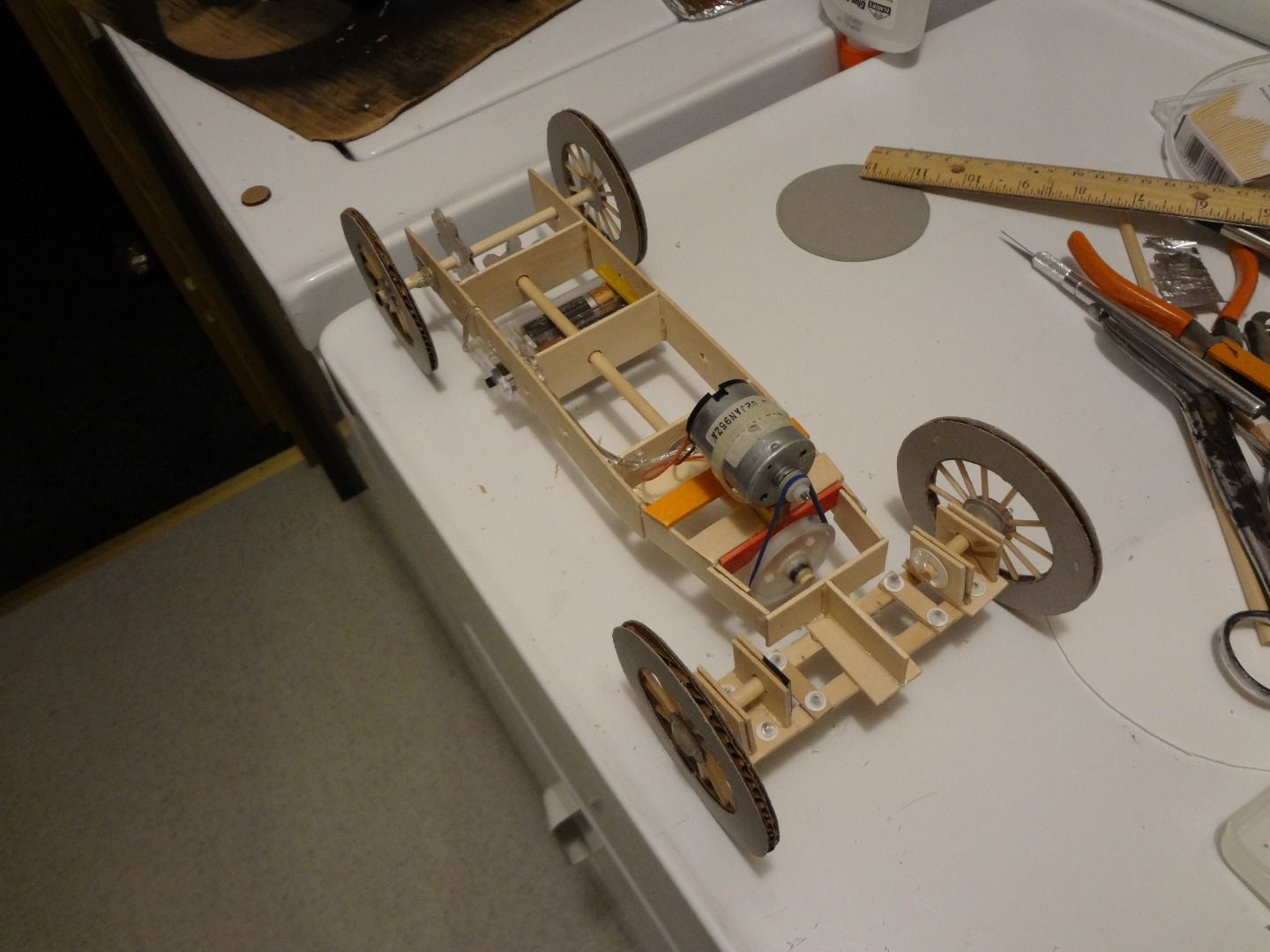 Classic Convertible Cardboard Electric Car. : 16 Steps (with Pictures ...