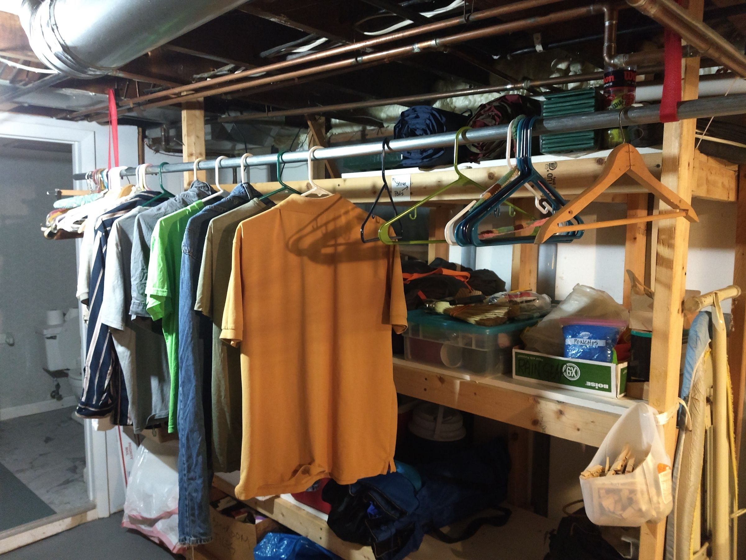 The Best Basement Clothes Line Ever : 6 Steps (with Pictures ...
