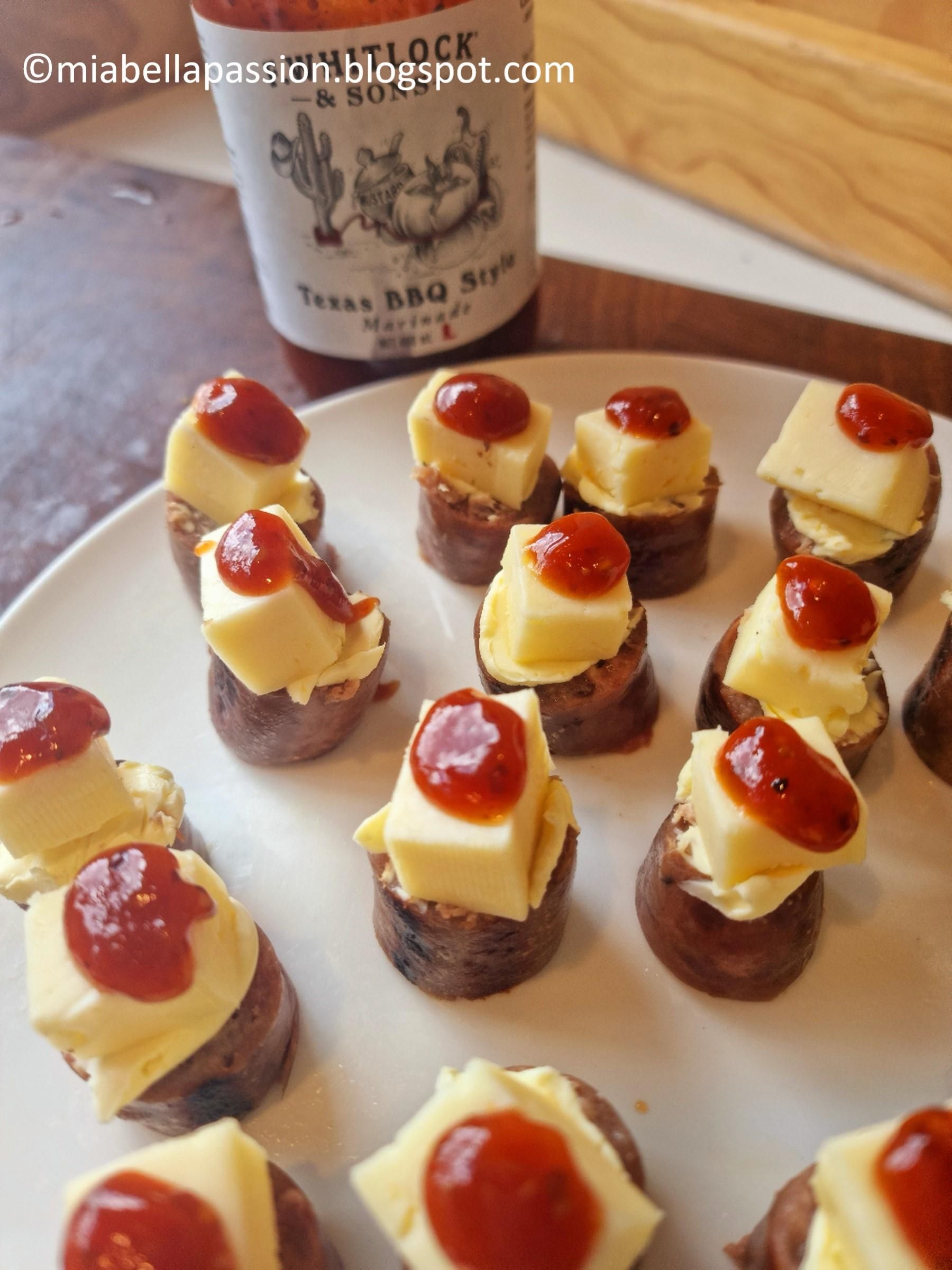 Sausage Two Cheese Canapes : 3 Steps (with Pictures) - Instructables