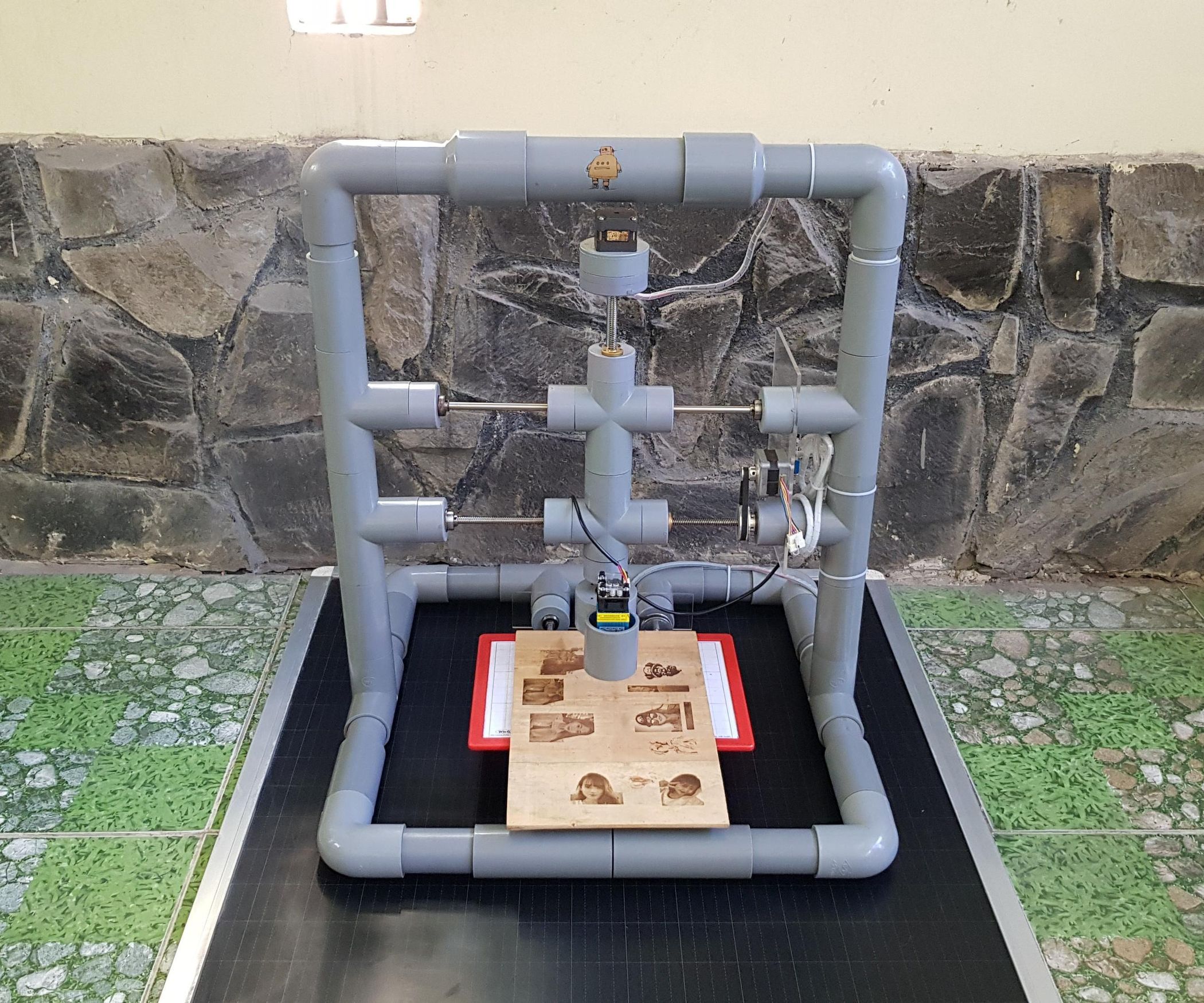 P-CNC Laser Engraver and Pen Plotter : 17 Steps (with Pictures ...