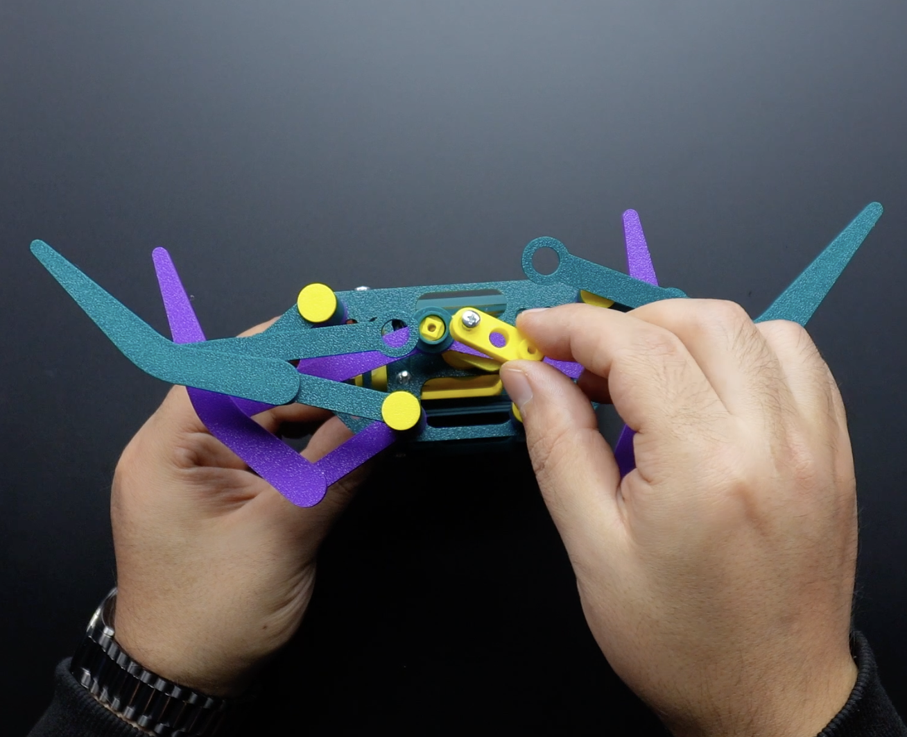3D Printed Theo Jansen Style Octopod Robot (Arduino Based) : 7 Steps ...