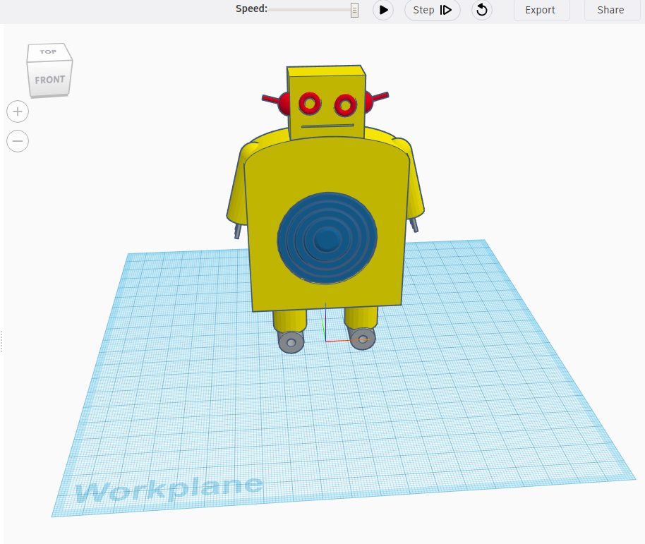 Parametric Gyroscope and Robot Made With Tinkercad Codeblocks : 5 Steps (with Pictures ...