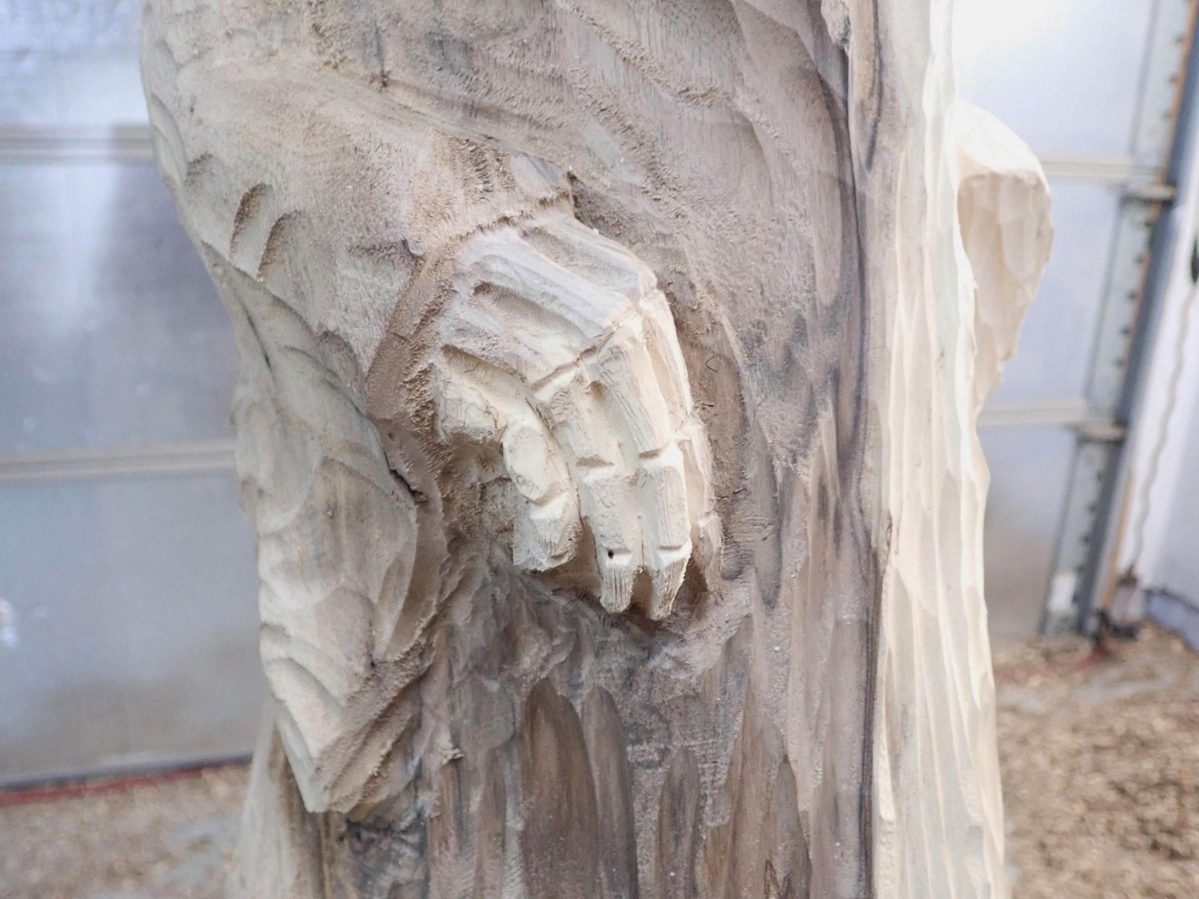 Grim Reaper Carved From a Walnut Log : 17 Steps (with Pictures ...