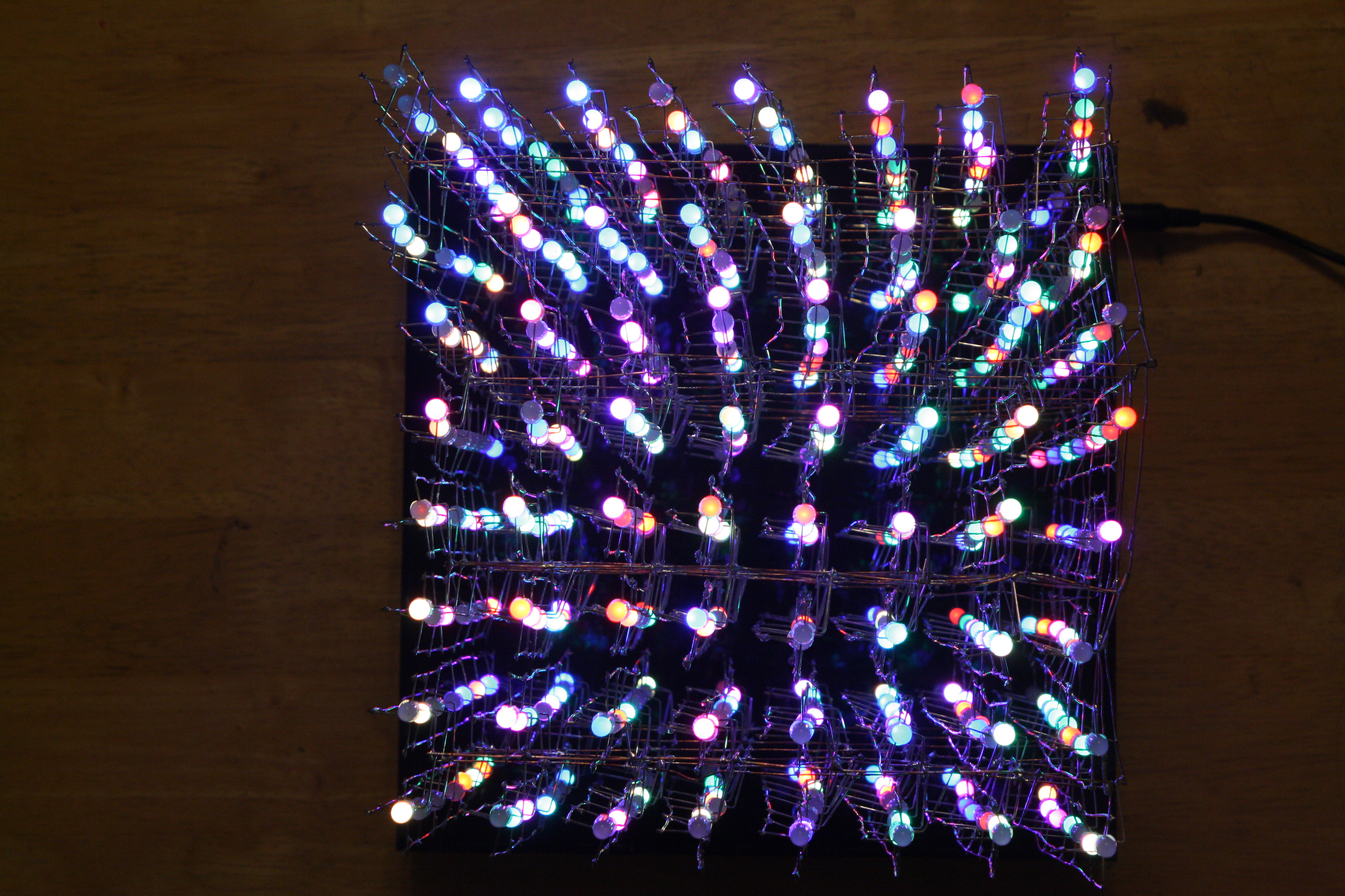 RGB 8x8x8 LED Cube : 9 Steps (with Pictures) - Instructables