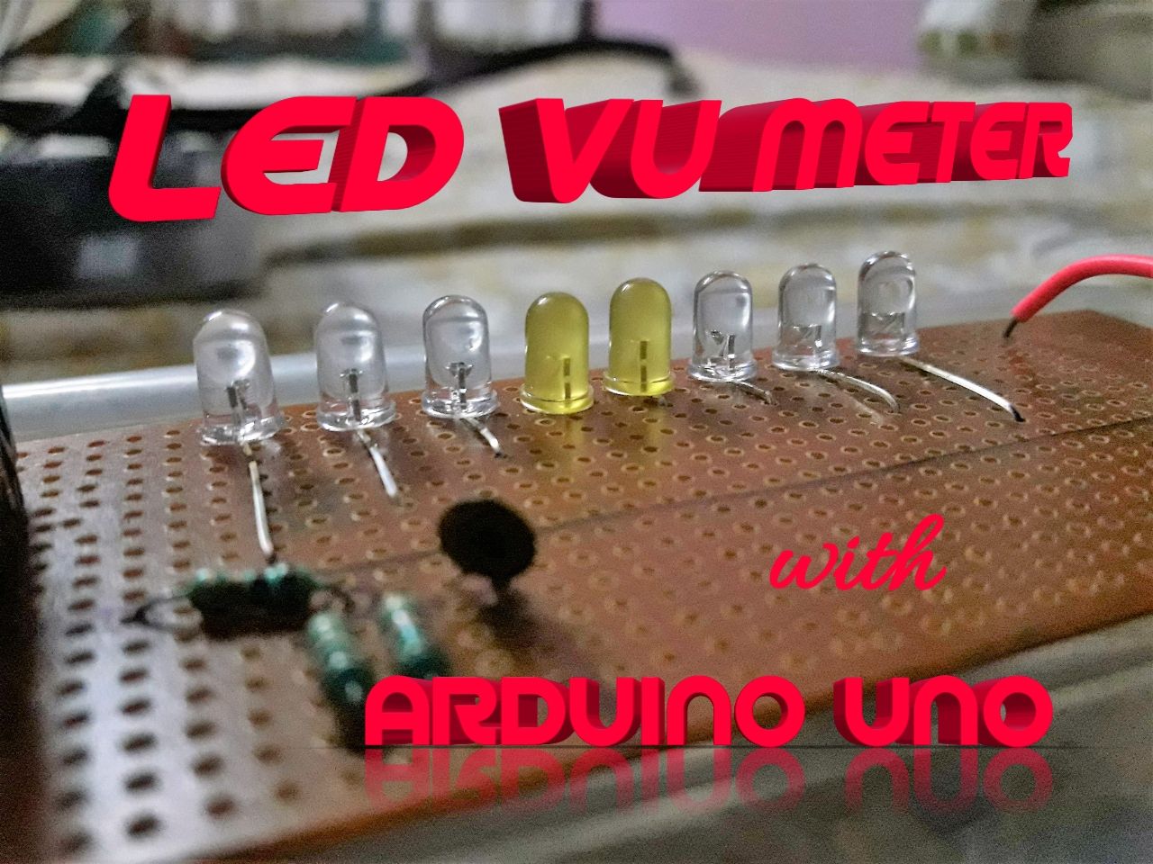 LED VU-Meter With Arduino UNO : 7 Steps (with Pictures) - Instructables