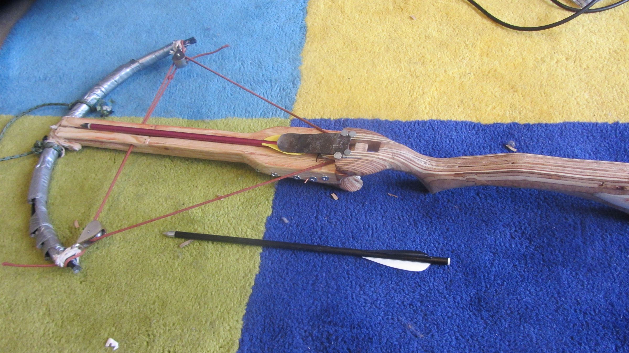 How to Make an Extremely Powerful 72lb Compound Crossbow - Instructables