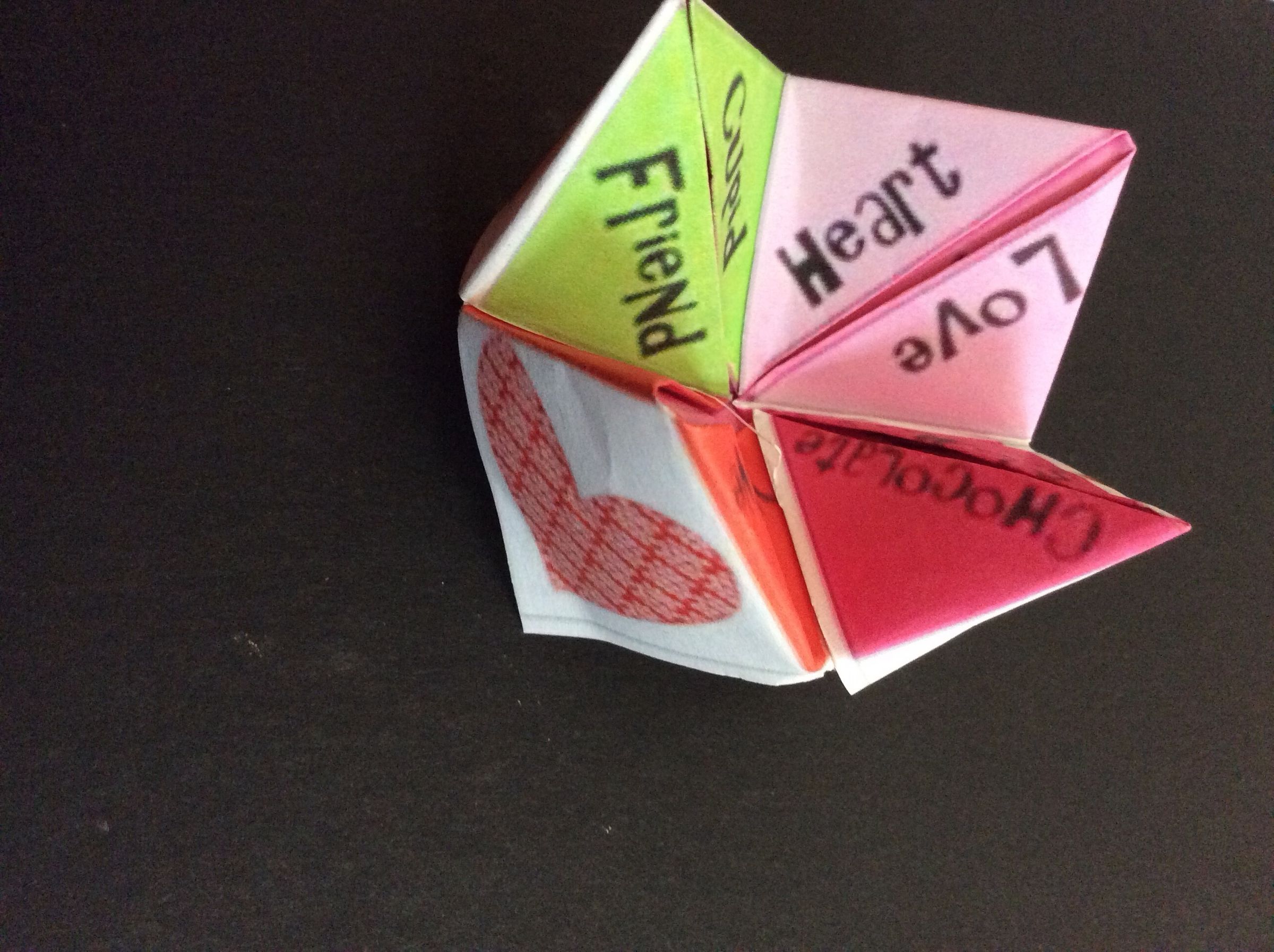 Valentines Day Cootie Catcher : 6 Steps - Instructables