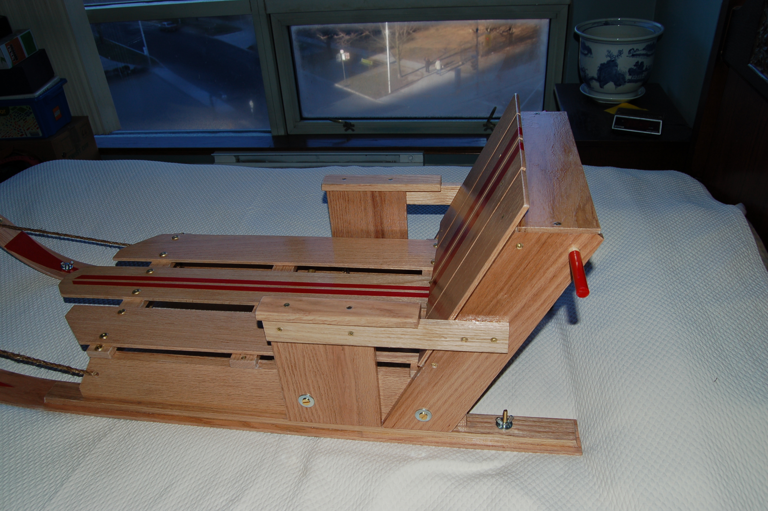 Convertible Oak Child Sled - Simple Design / Basic Tools : 7 Steps ...