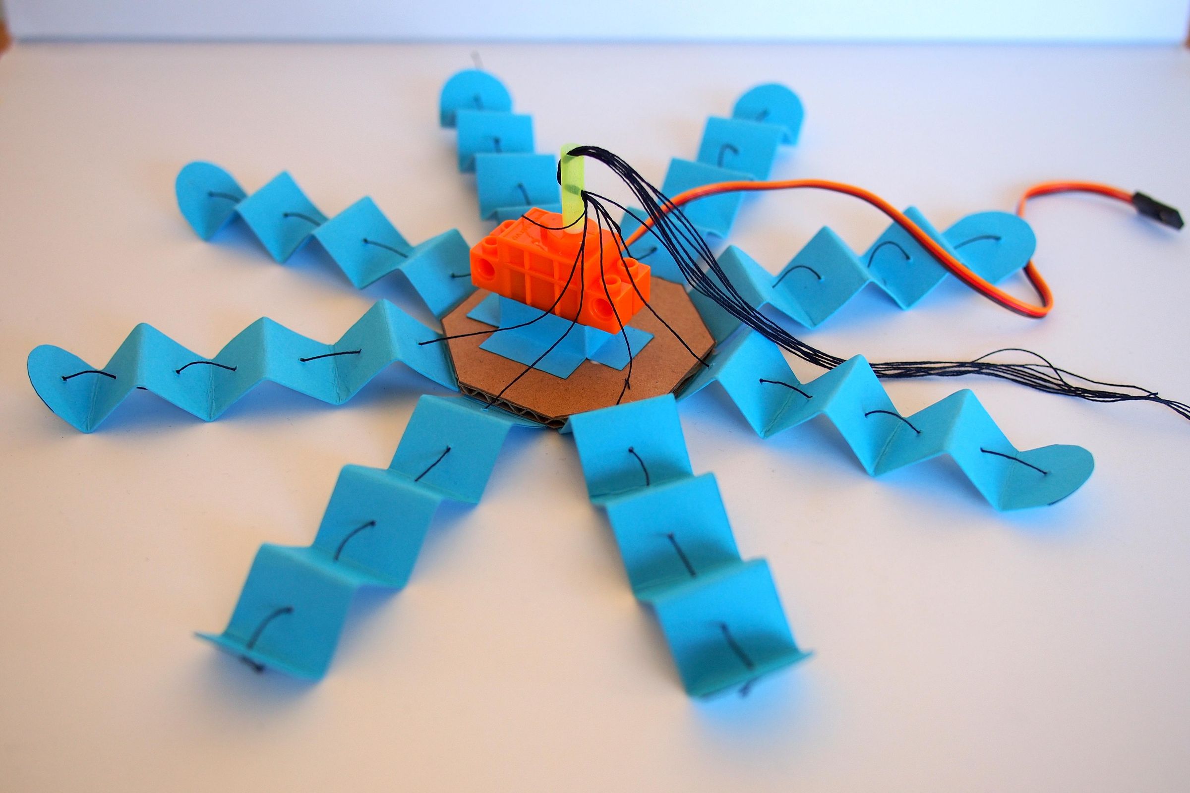 Robotic Paper Octopus (with Micro:bit) : 24 Steps (with Pictures ...
