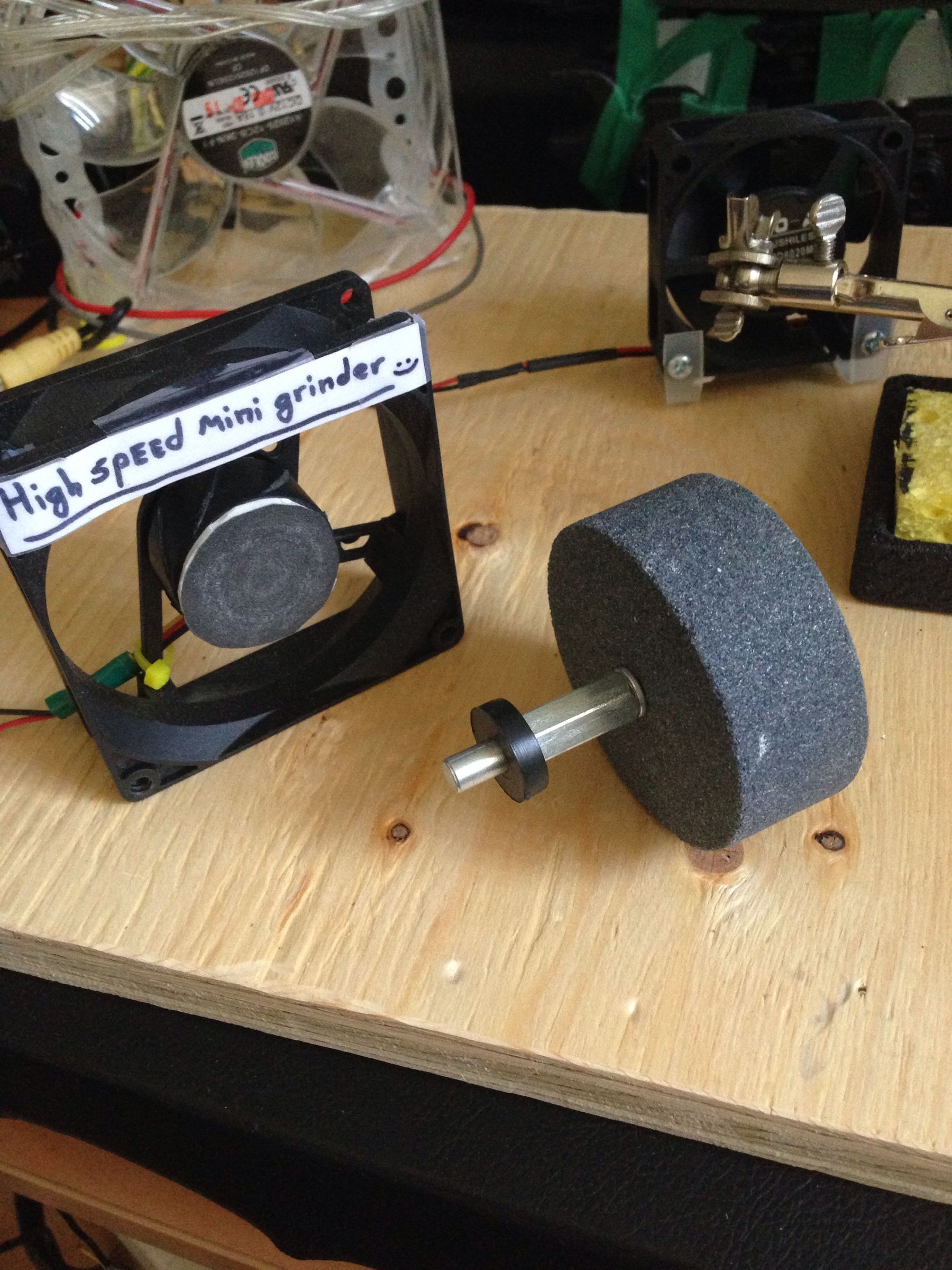 High Speed Mini Grinder :) : 6 Steps - Instructables