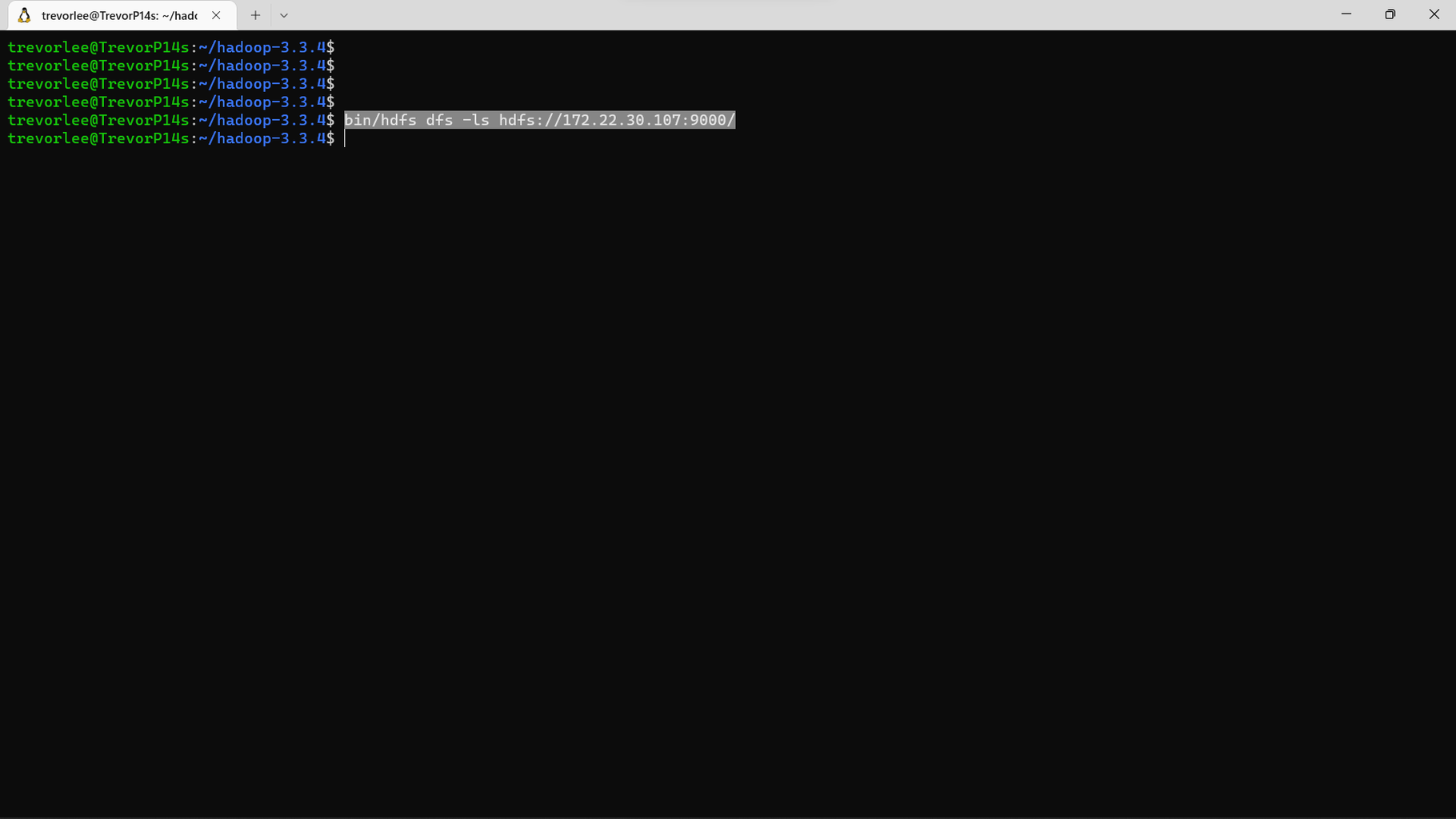 Install Single Node Hdfs To Linix System Like Windows Wsl For Remote