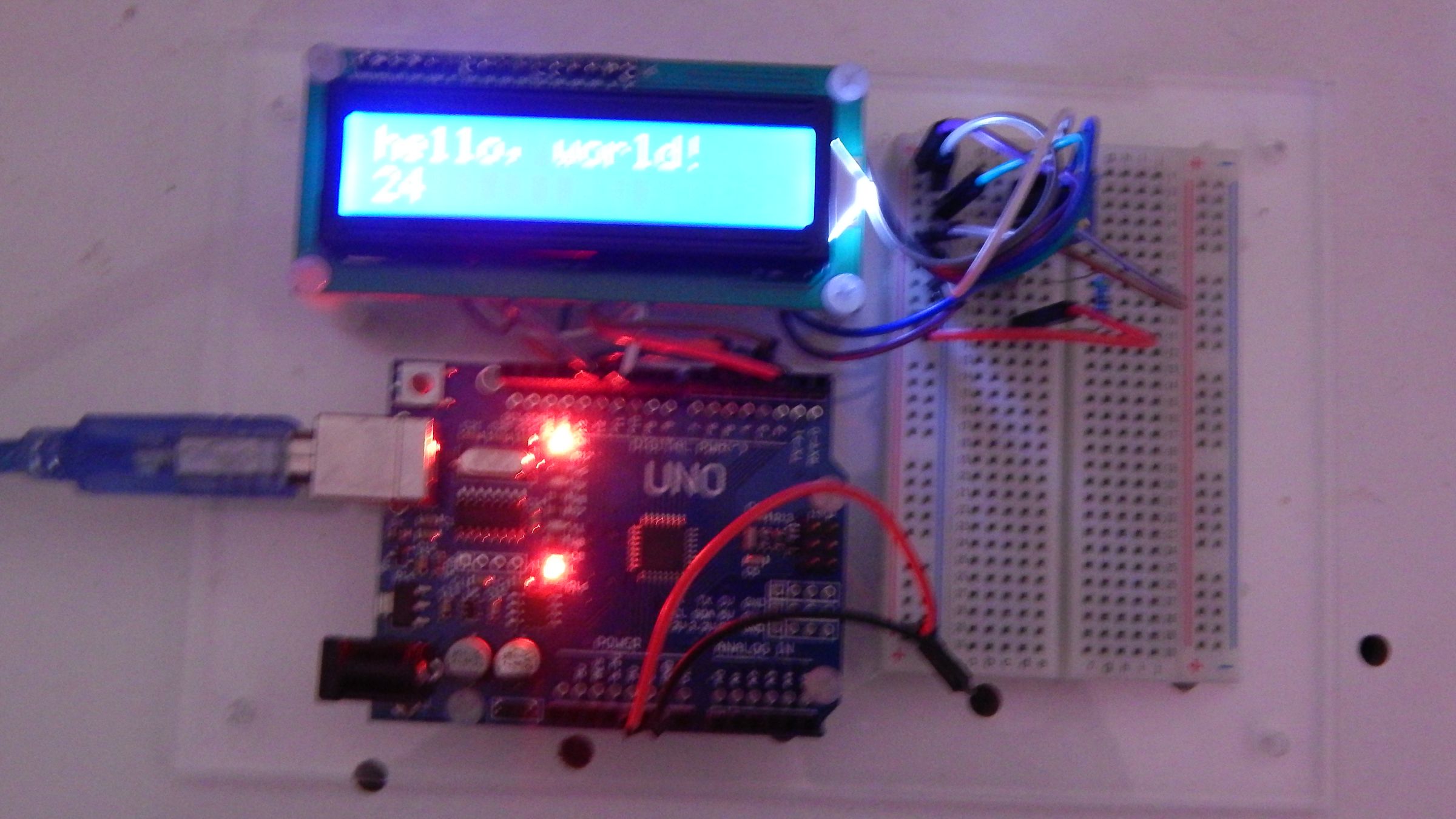 Arduino LCD Clock Thermometer Humidity Project : 7 Steps - Instructables