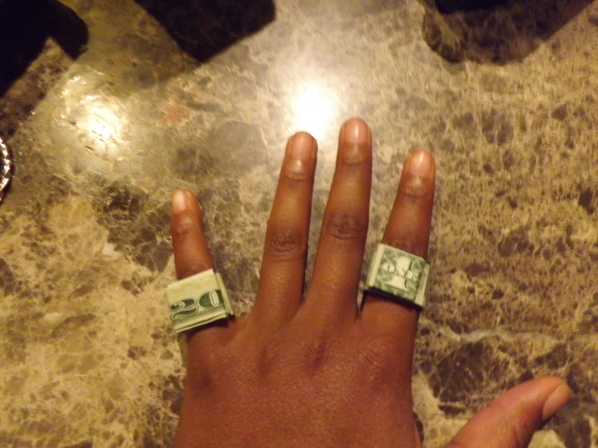 The Easiest Dollar Bill Ring : 9 Steps - Instructables