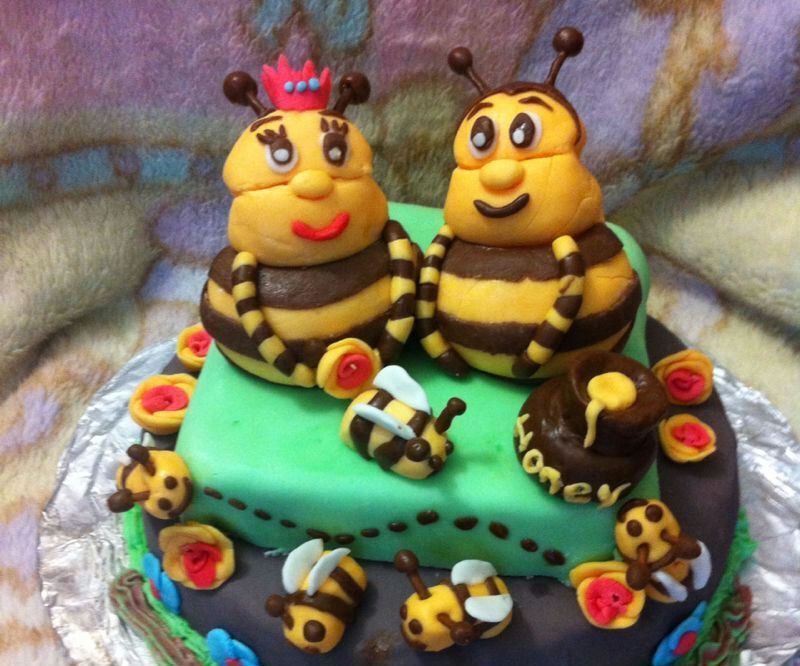Honey Bee Cake : 14 Steps (with Pictures) - Instructables