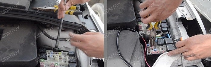 How to Install Ford Focus LED Daytime Running Lights : 6 Steps ...