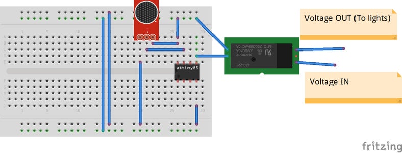 Arduino Clap Sensitive Light Control The Clapper 8 Steps Instructables