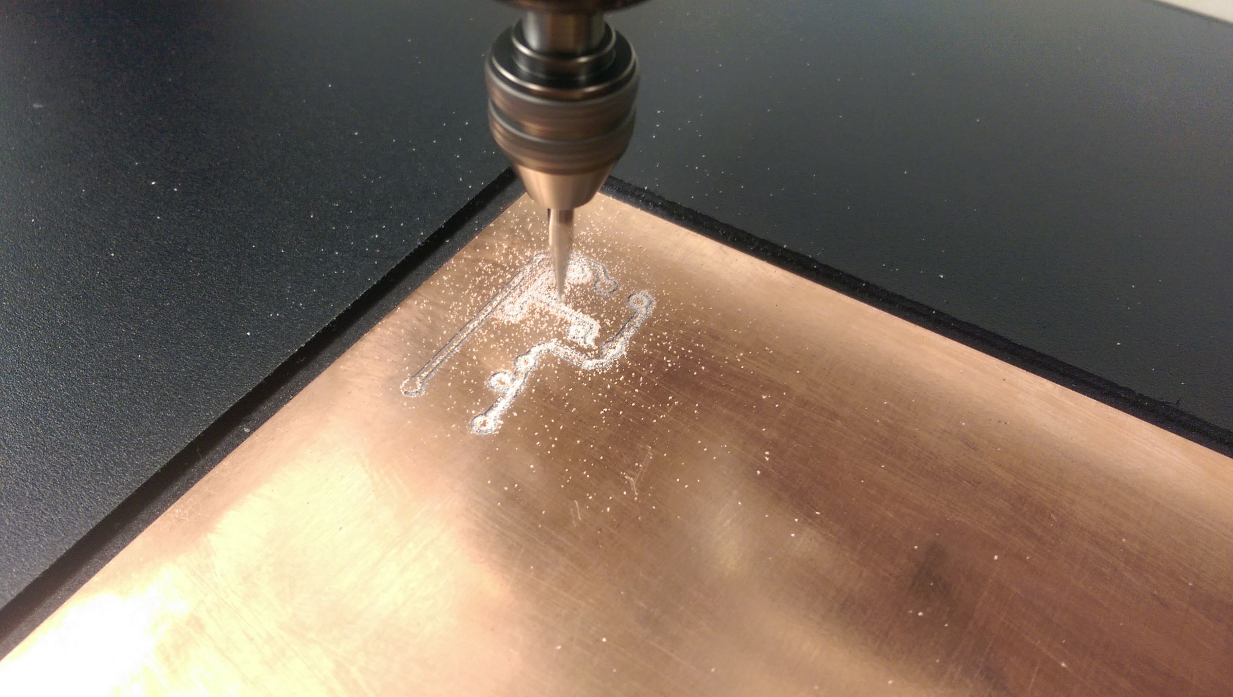 PCB Isolation Track Milling With MyDIYCNC Desktop CNC Machine : 7 Steps ...