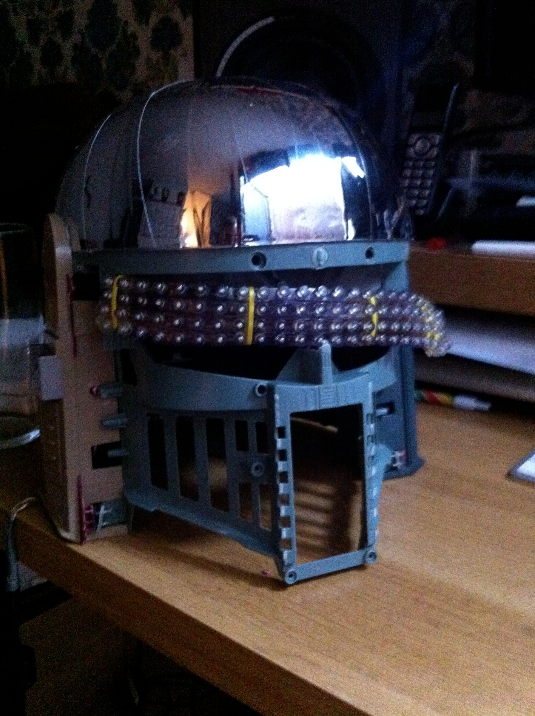DAFT PUNK TRON (GUY-MANUEL) HELMET, WITH SUIT AND GLOVES - Instructables