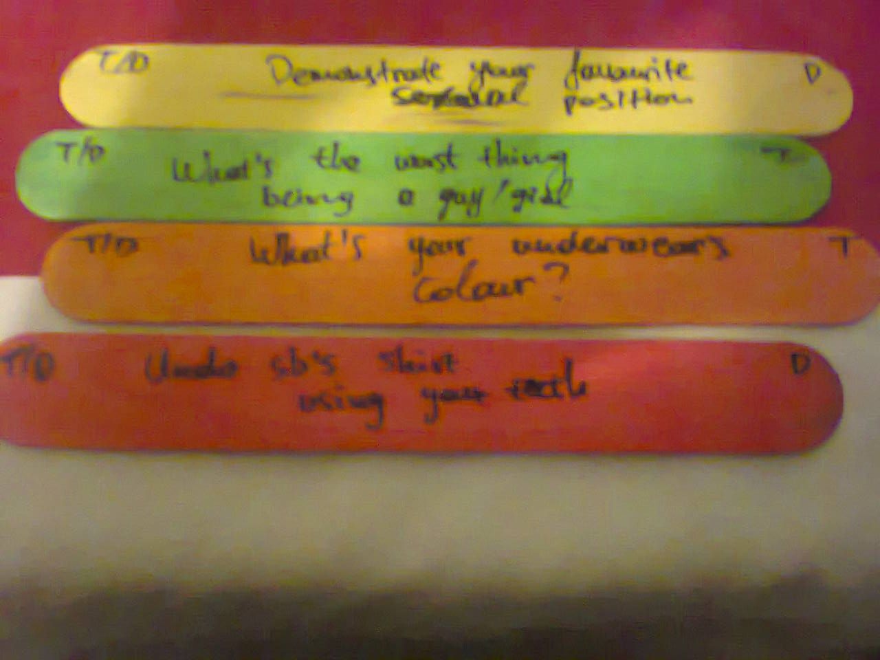 Truth or Dare Sticks - Instructables