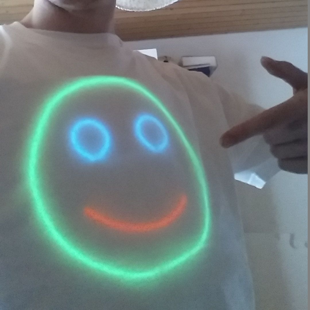 EL Wire T-shirt With Music Beat Detection : 5 Steps (with Pictures ...