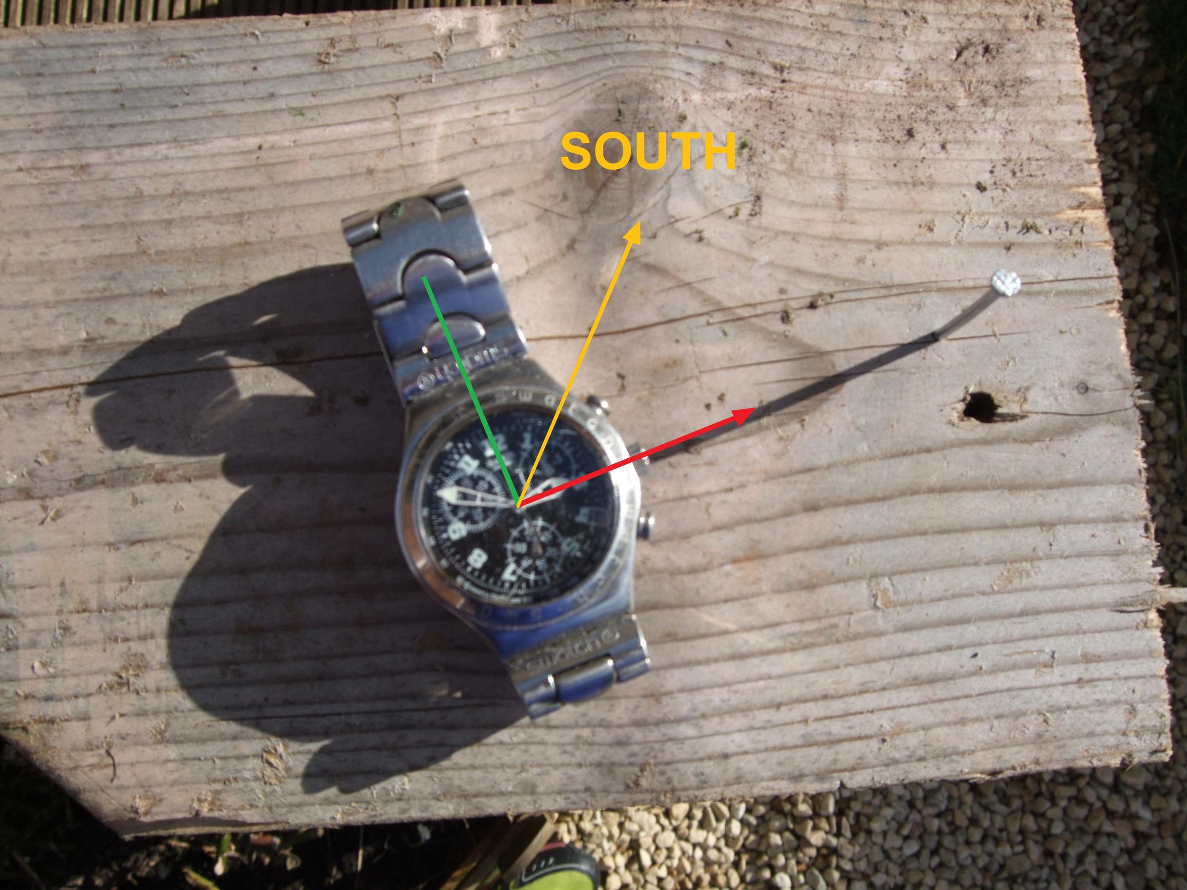 Finding North Using a Watch (Northern Hemisphere) (with Pictures ...