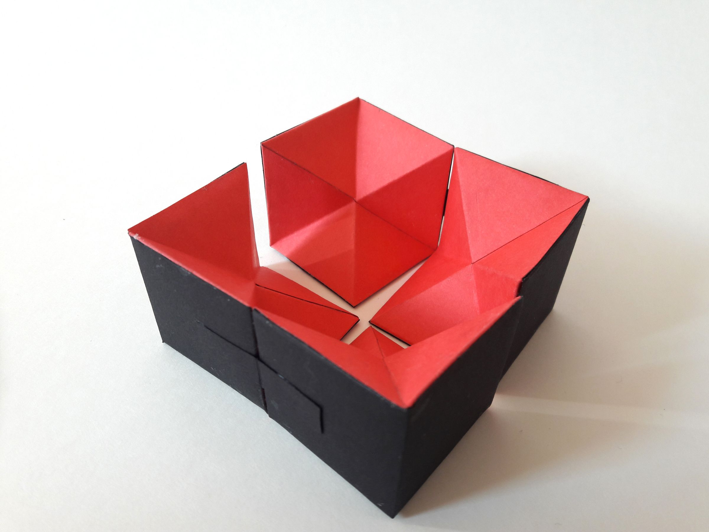 Make a Paper Transforming Geode Cube - Design and Template : 7 Steps ...