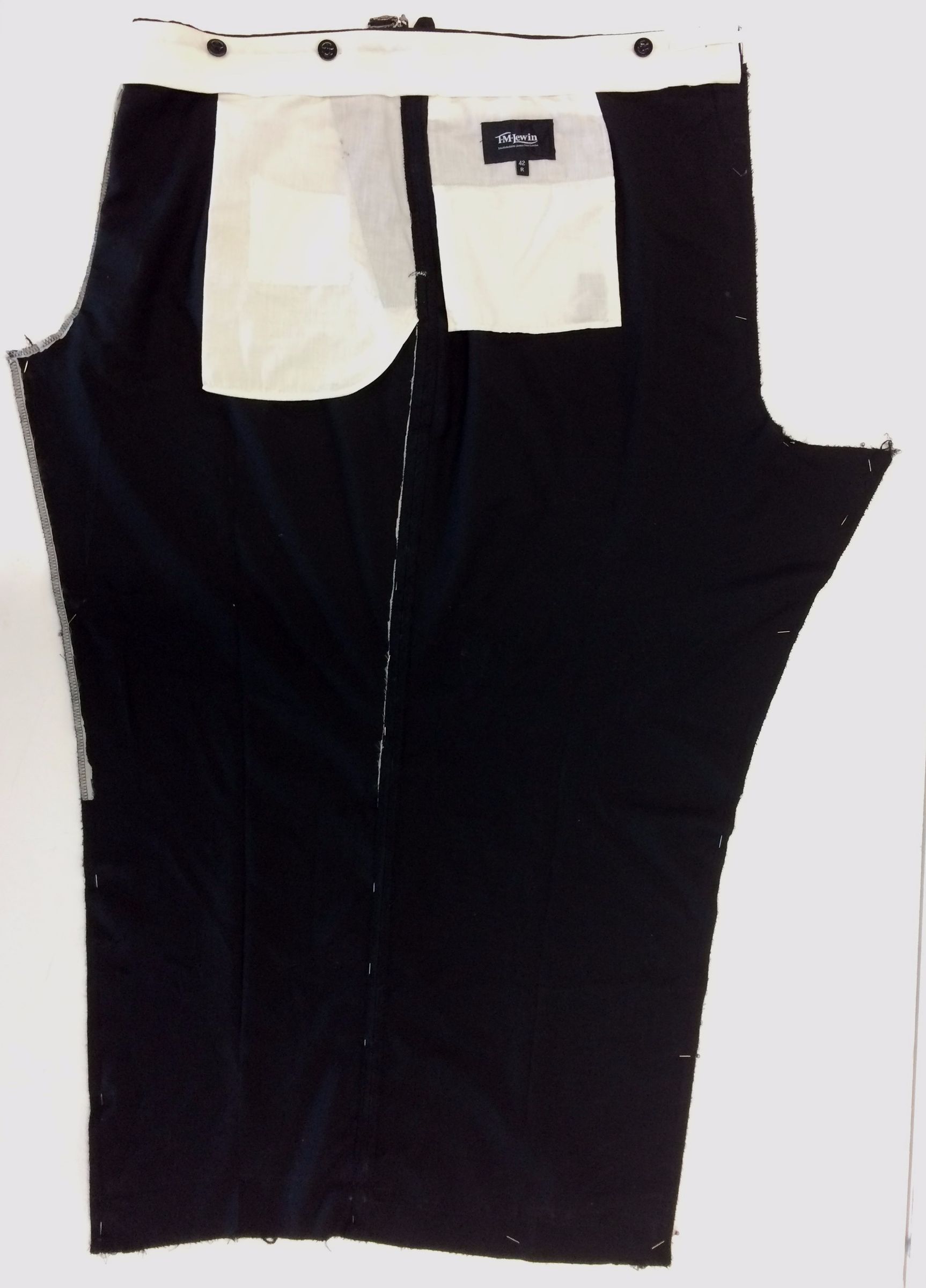 Make a No Ties X Back Apron From Trousers : 20 Steps (with Pictures ...