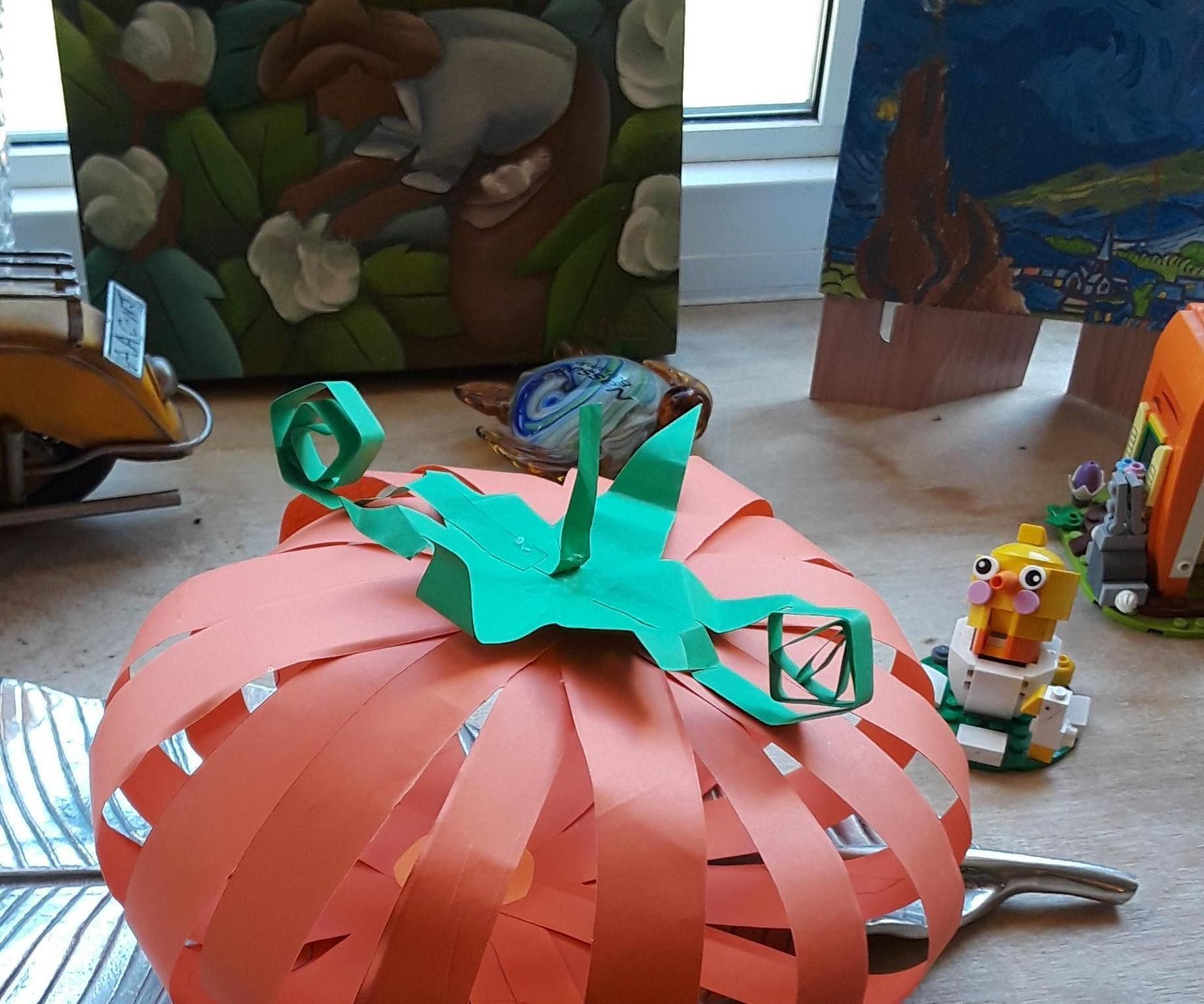 How to Make a Paper Pumpkin : 5 Steps - Instructables