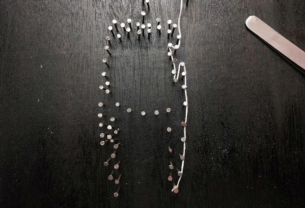 BATMAN | String Art : 6 Steps (with Pictures) - Instructables