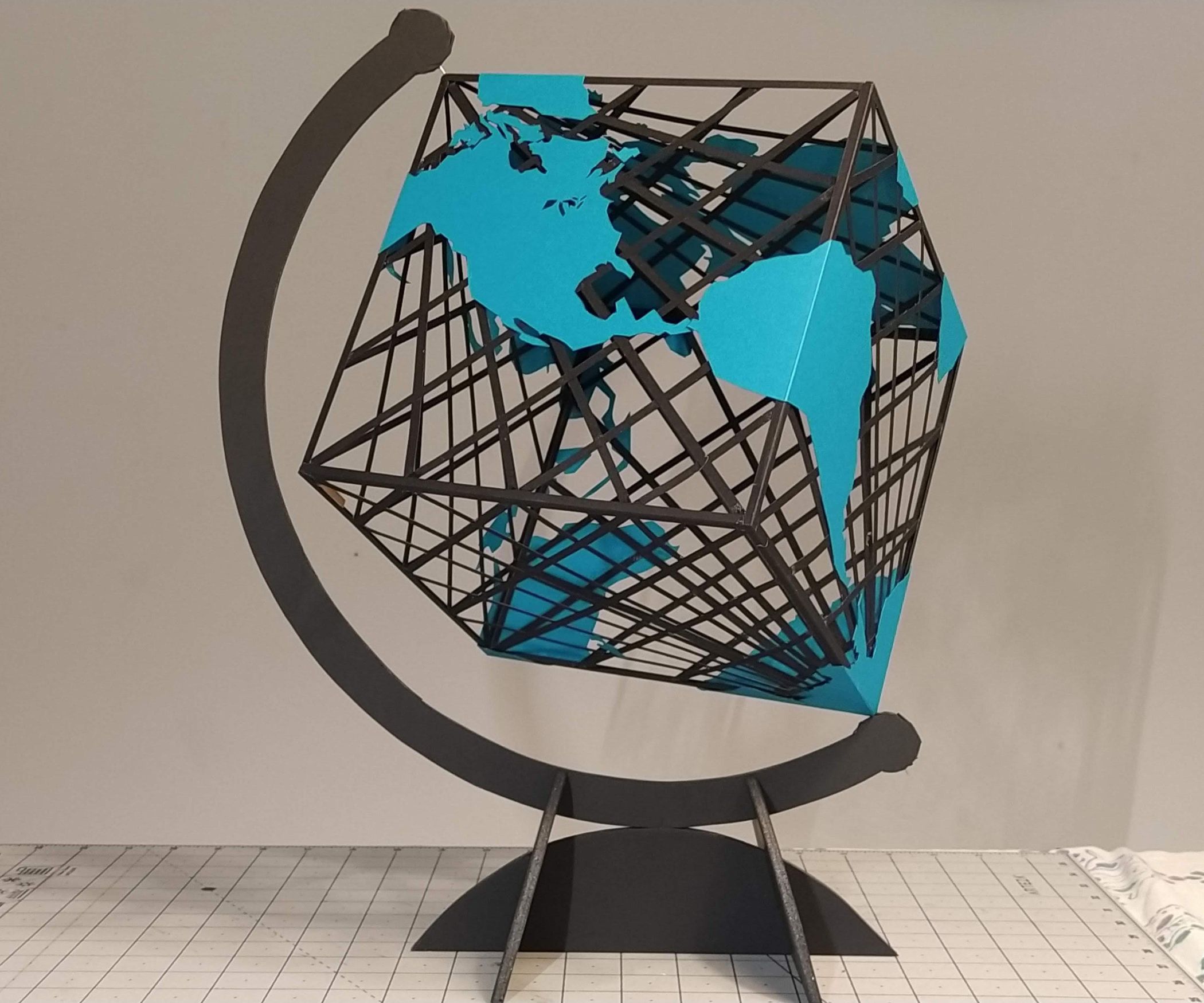 Spinning Paper Cube Globe : 10 Steps (with Pictures) - Instructables
