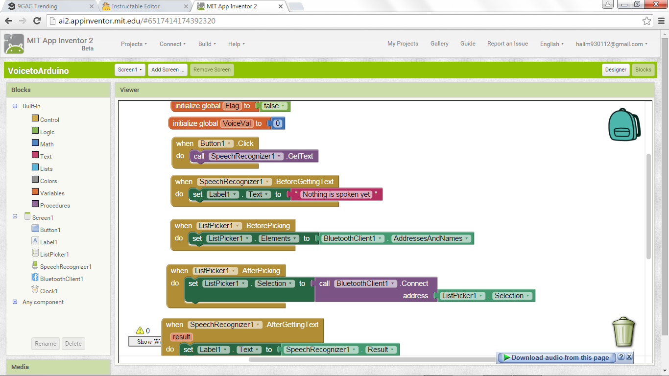 Voice to Arduino: Control LEDs Using MIT Speech Recognizer : 5 Steps ...