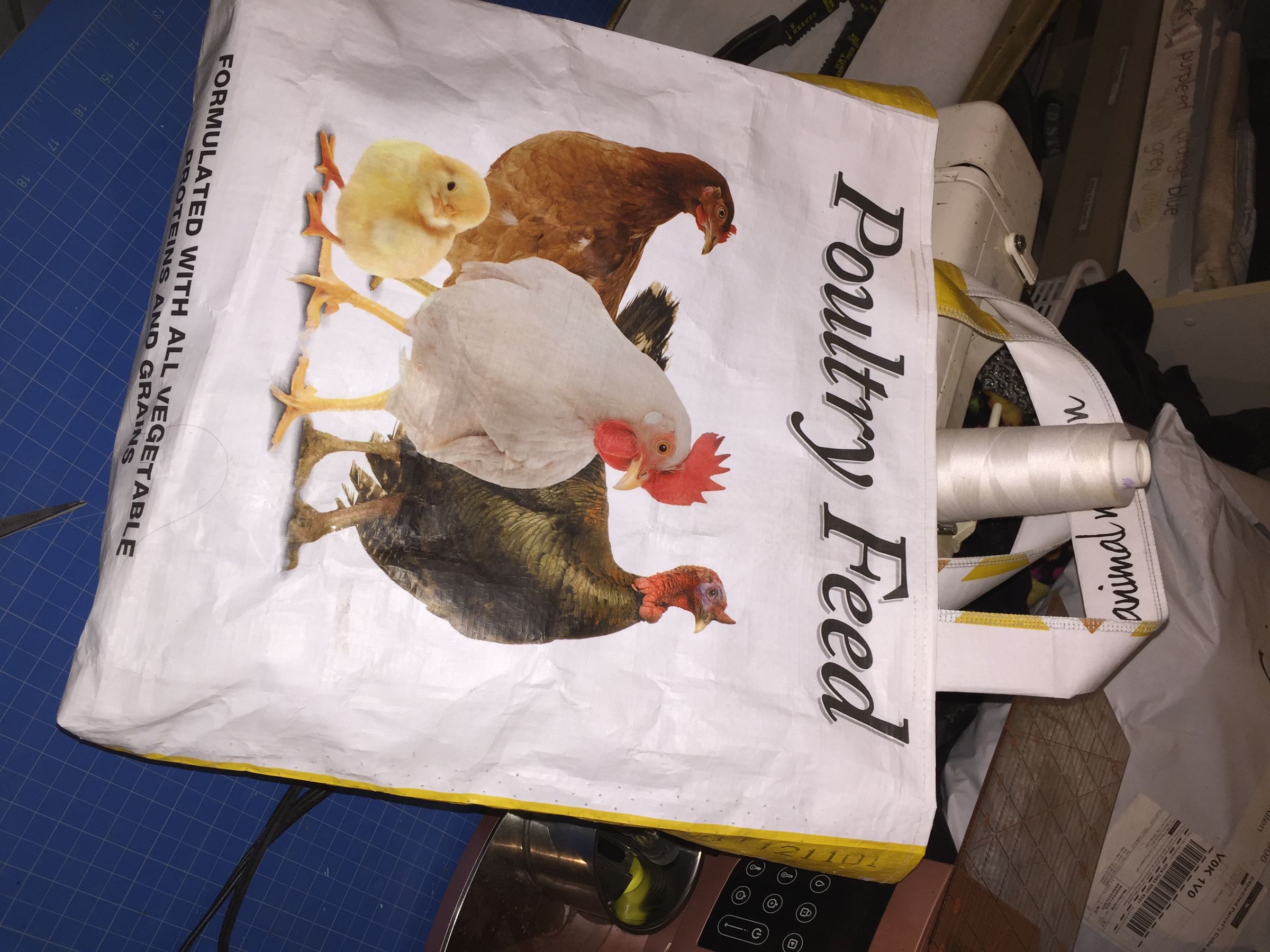 Tote Bags Made From Feed Bags : 9 Steps - Instructables
