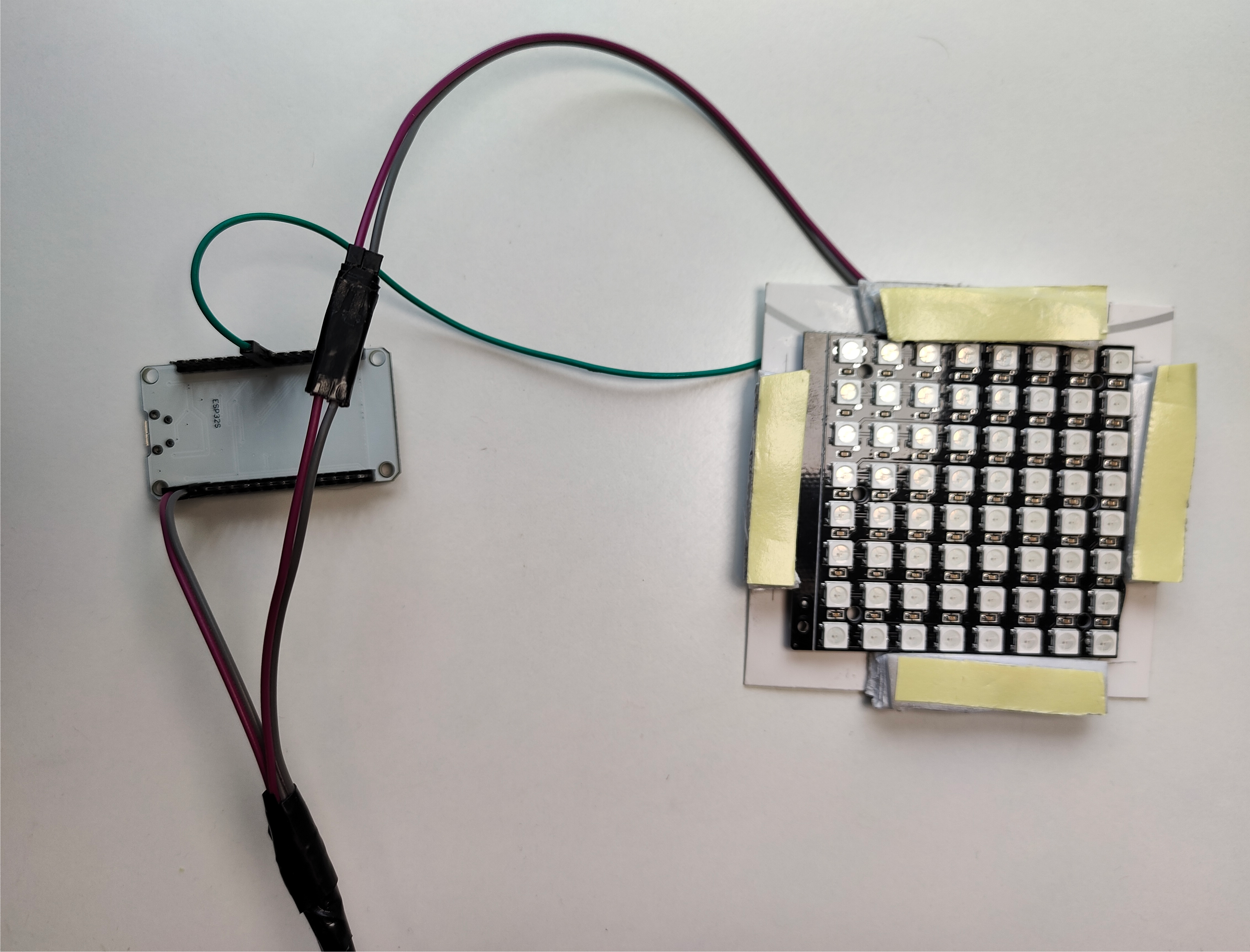Aurora - a Budget Wifi Controlled LED Matrix : 6 Steps (with Pictures ...