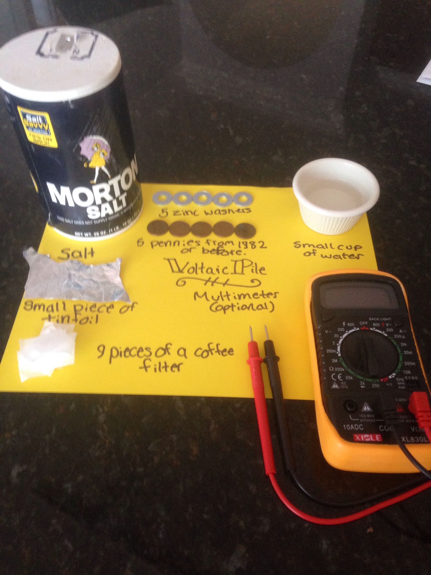 Voltaic Pile : 5 Steps - Instructables