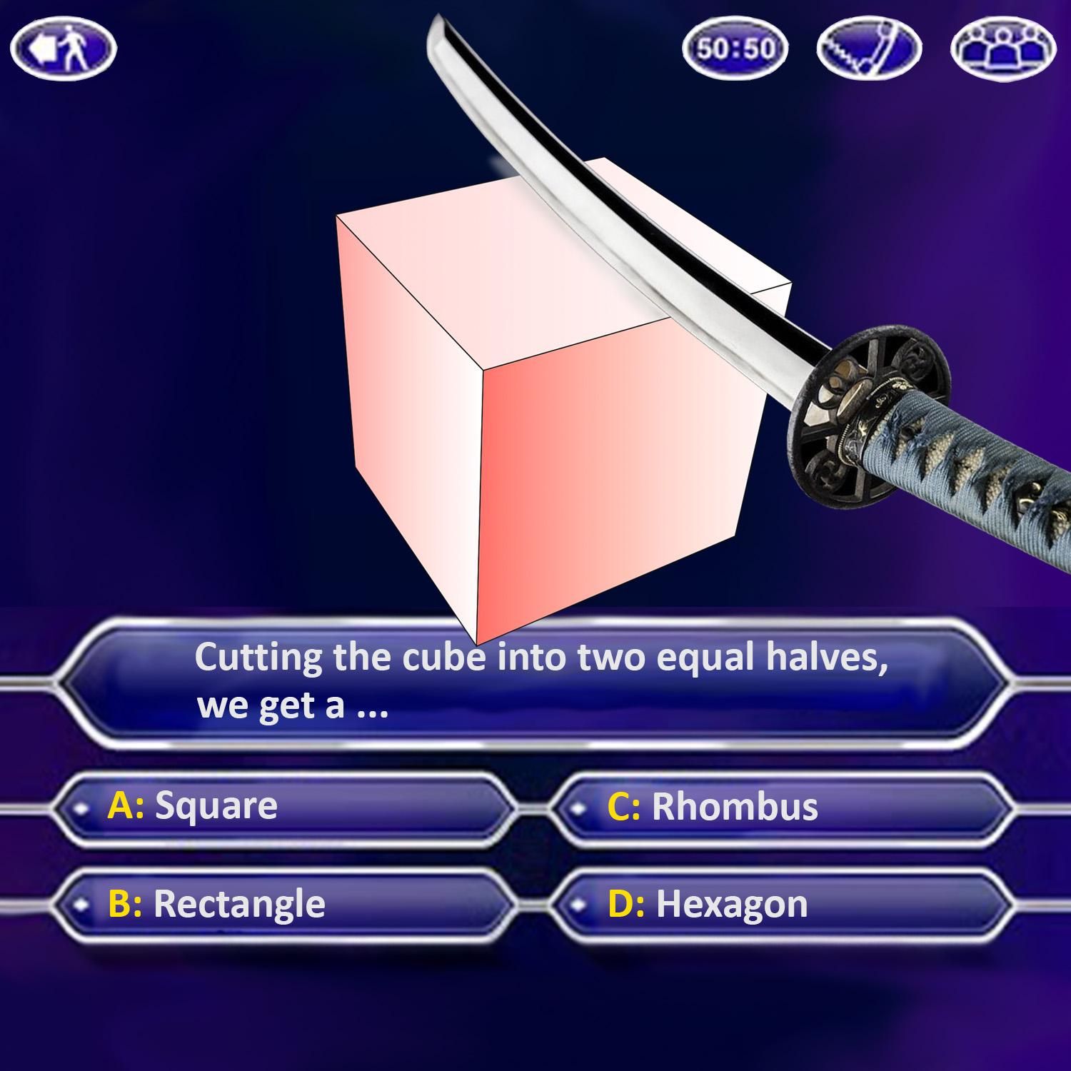 Ninja Sword Cuts Math Cube in Half : 4 Steps (with Pictures ...