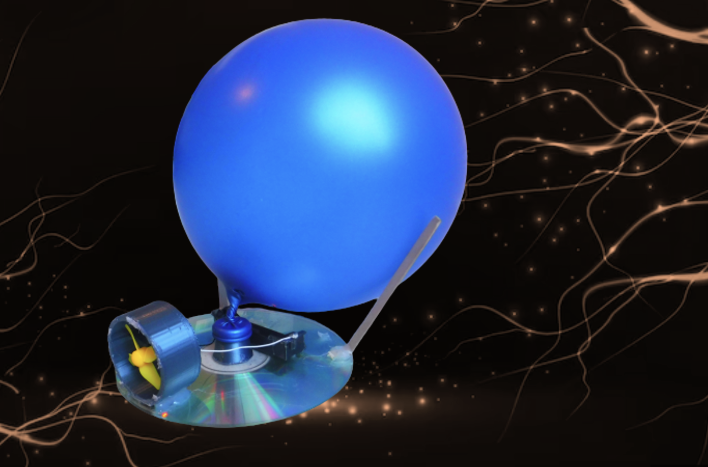 Simple Motorized Hovercraft (Make It Fly Contest) : 10 Steps (with ...