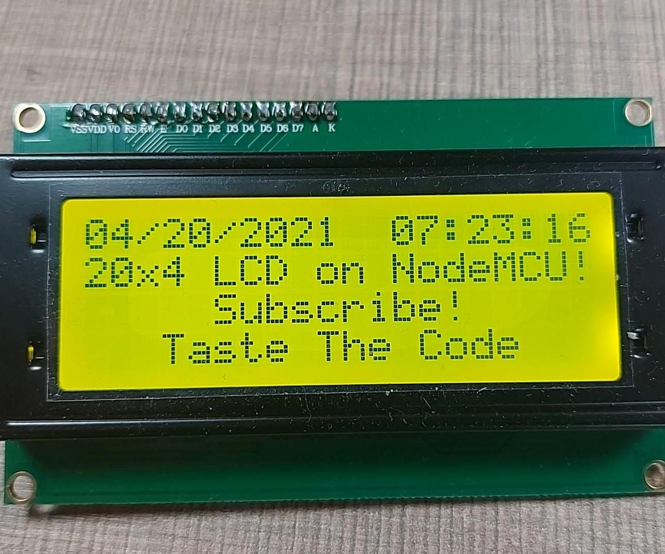 Connect LCDs With NodeMCU and Arduino : 5 Steps (with Pictures ...